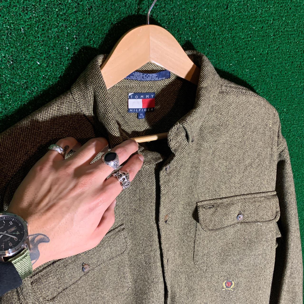 Tommy Hilfiger button down. Size: XL. Perfect... - Depop