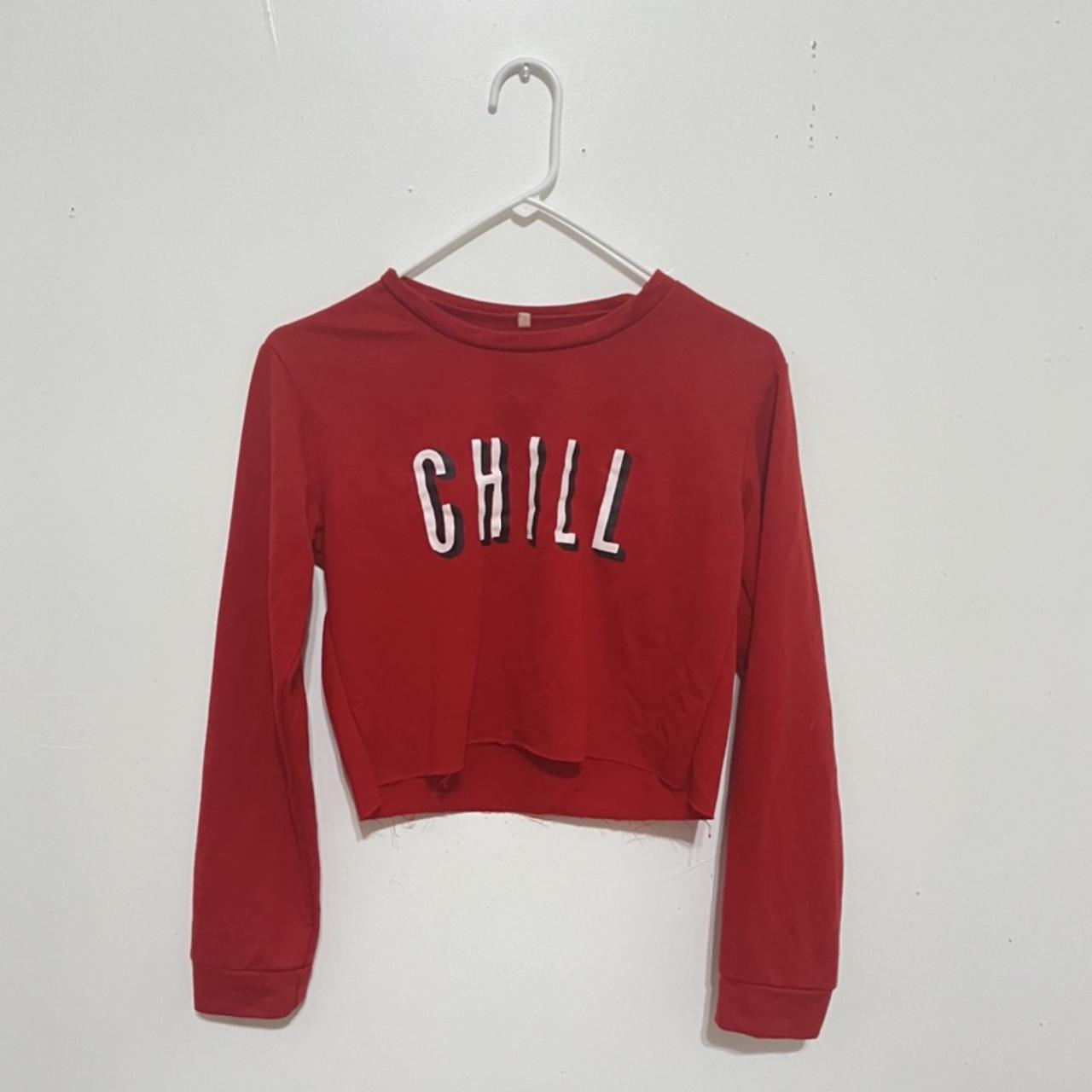 Women's Red Crop-top | Depop
