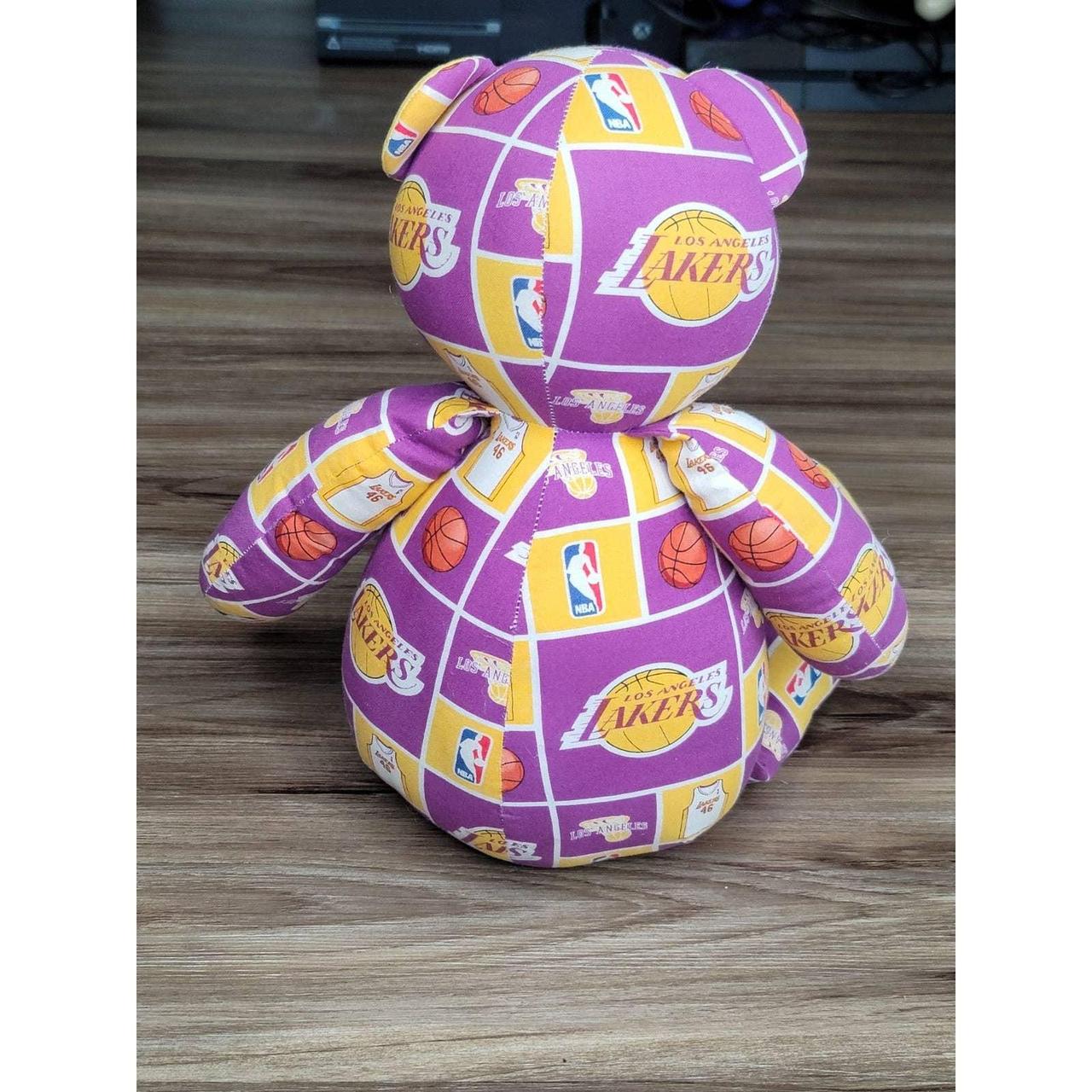 18" Los Angeles Lakers Custom Teddy Bear. Good... - Depop