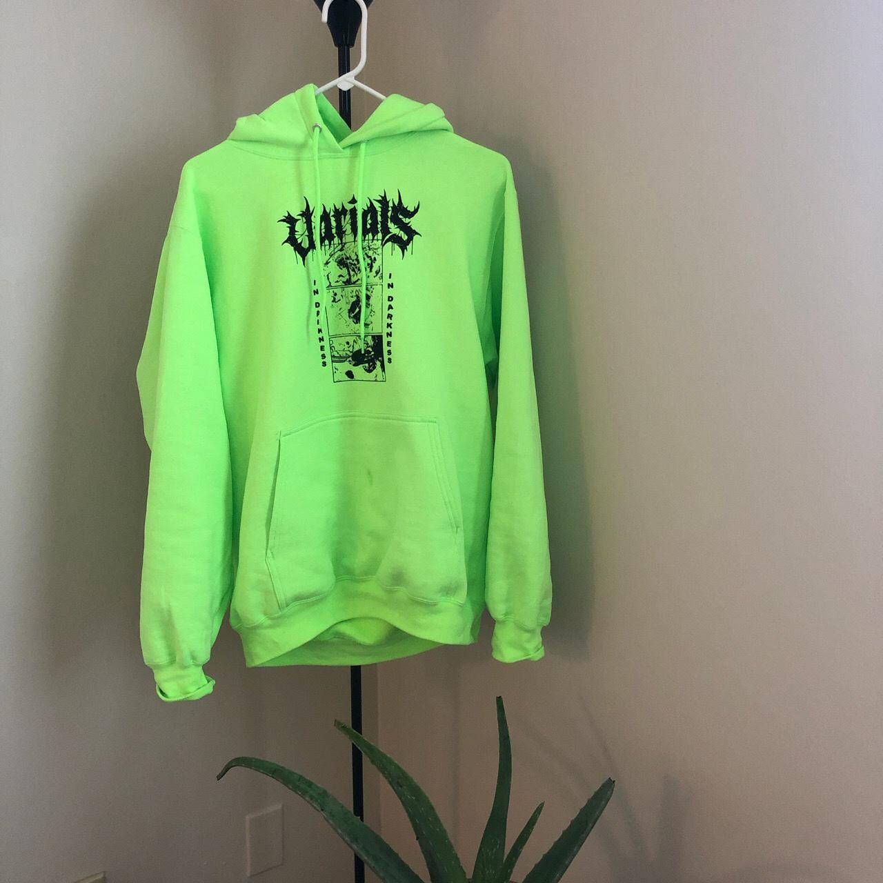 Varials “in darkness” hoodie Worn few times,... - Depop
