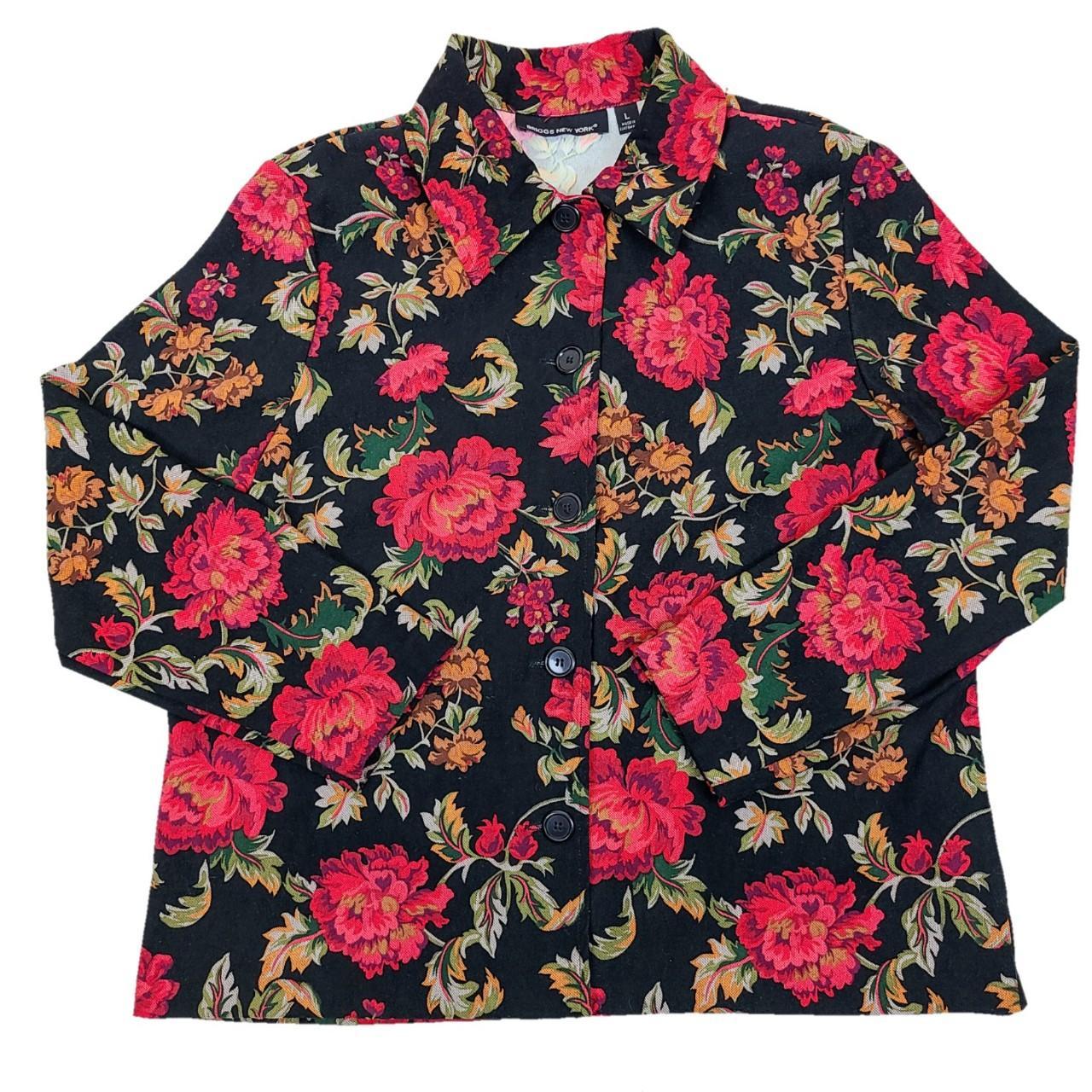 Women's Black and Red Jacket | Depop