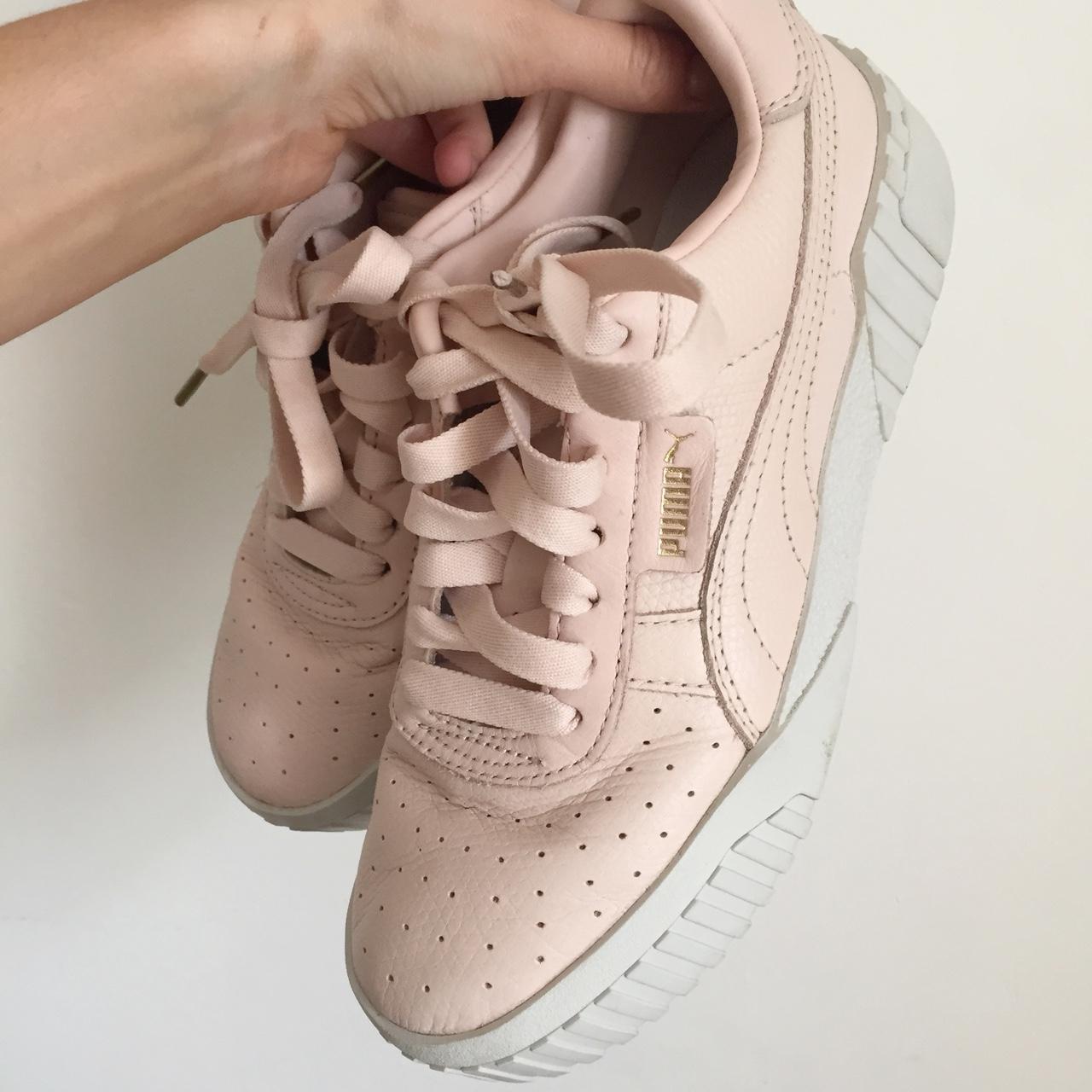 PUMA CALI PINK PUMA CALI UK 4 love these shoes... - Depop