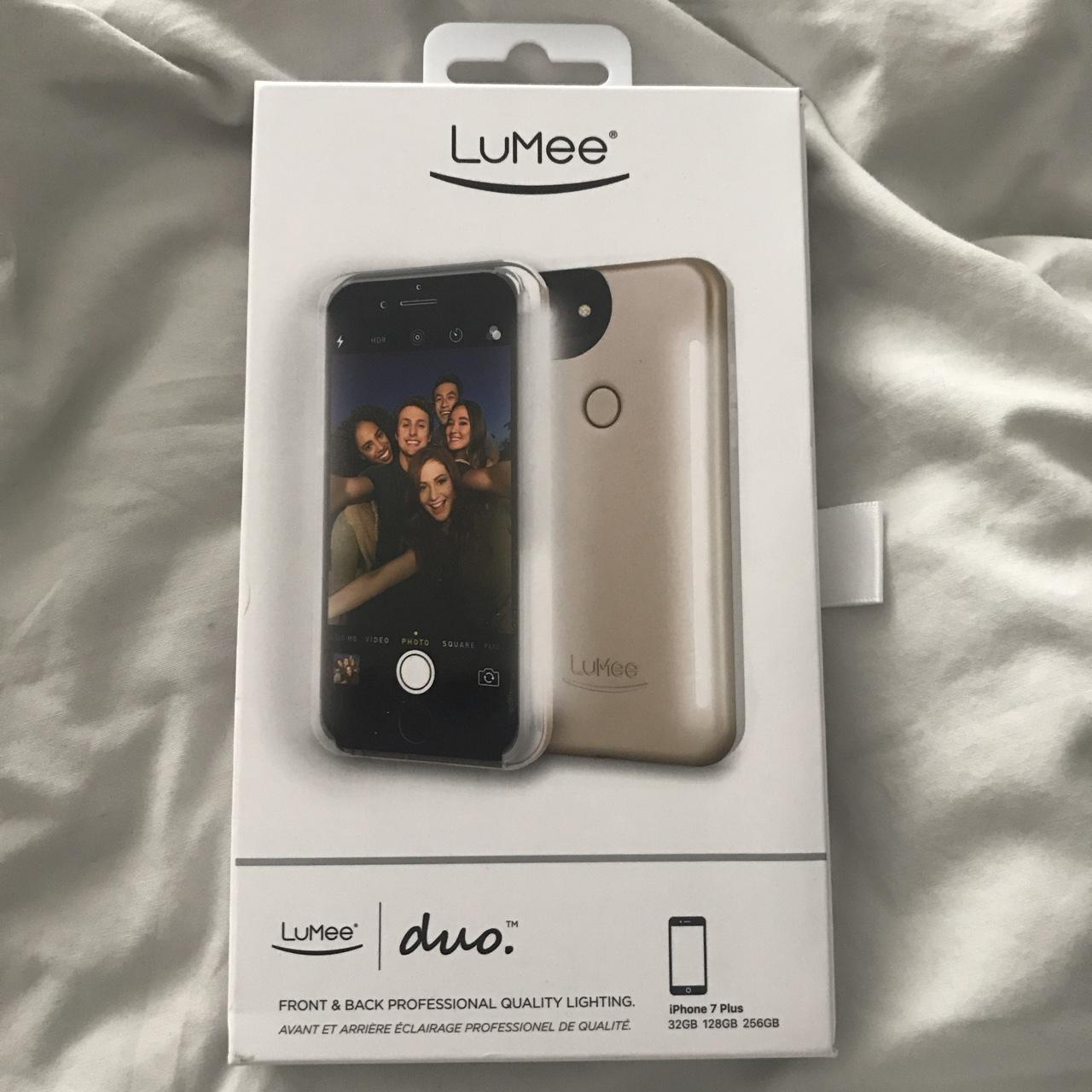 #LuMee duo #iPhone 7 Plus phone case, used once... - Depop