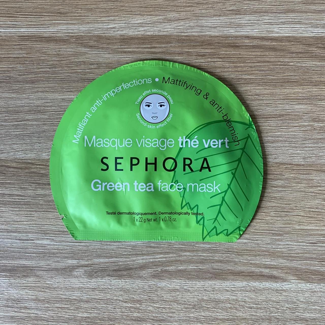 Sephora green tea face mask Mattifying and anti... - Depop
