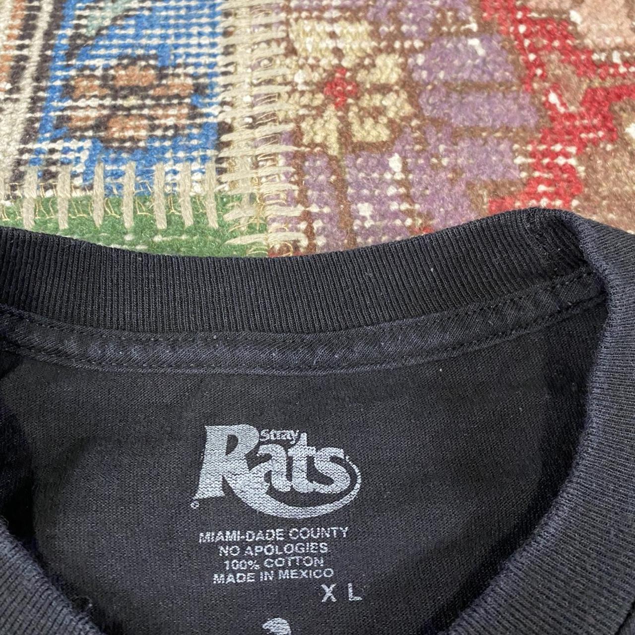 Stray rats rodenticide spider tee XL in black and... - Depop