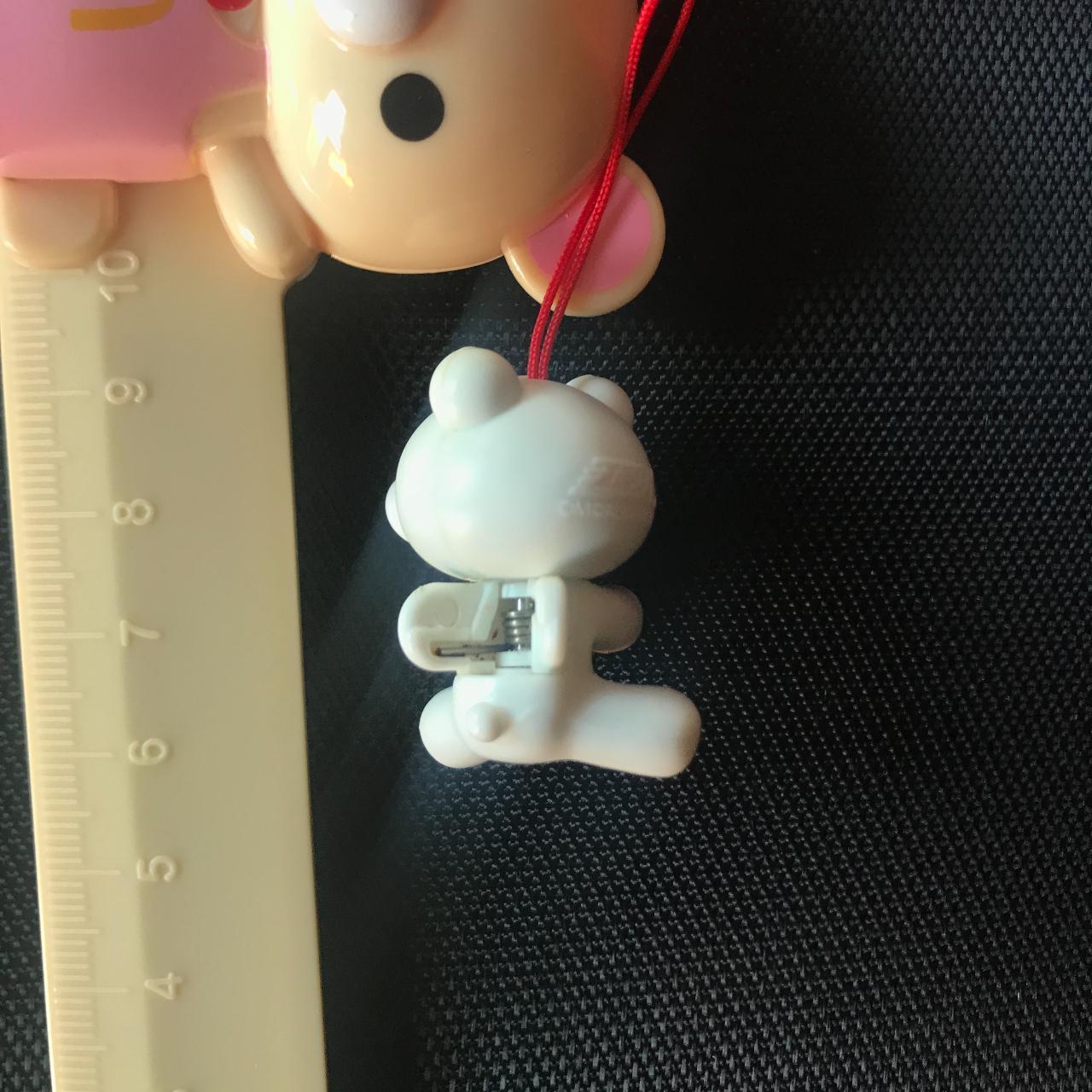 white and red gloomy bear phone charm ★☆ ... - Depop