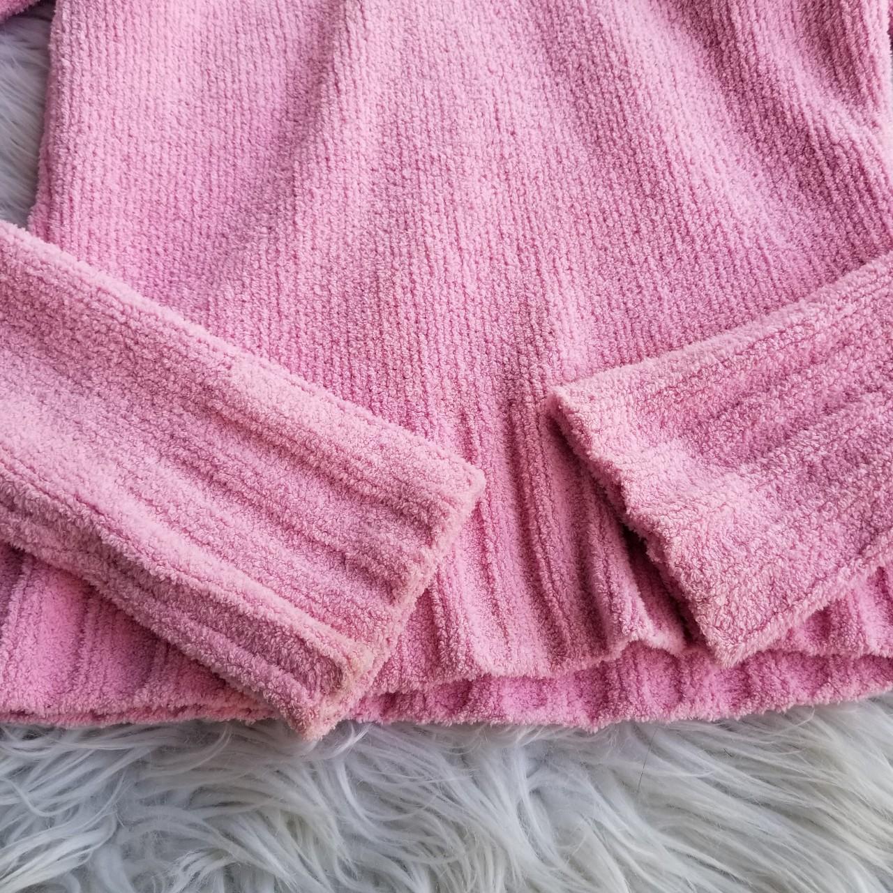 Vintage pink soft fuzzy sweater by Energie💗. Size... - Depop