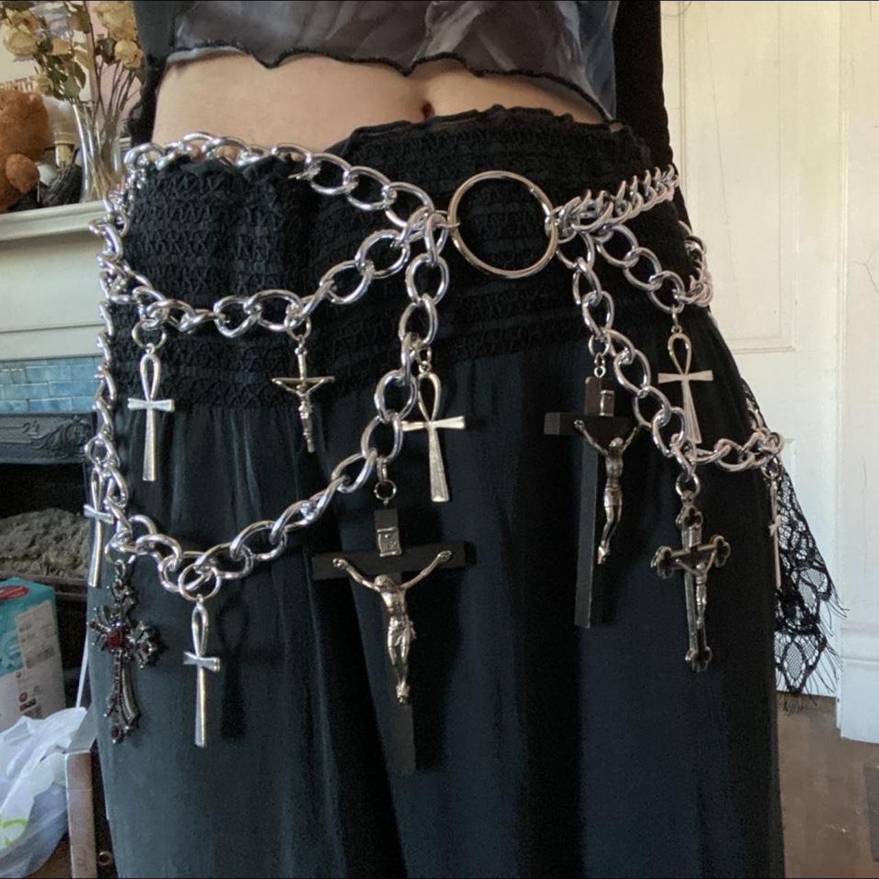 handmade cross belt interest check! this one is not... - Depop