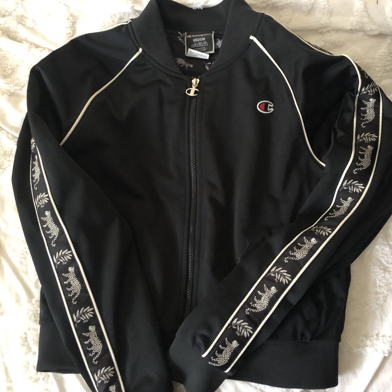 Champion track bomber jacket. Size M #champion... - Depop