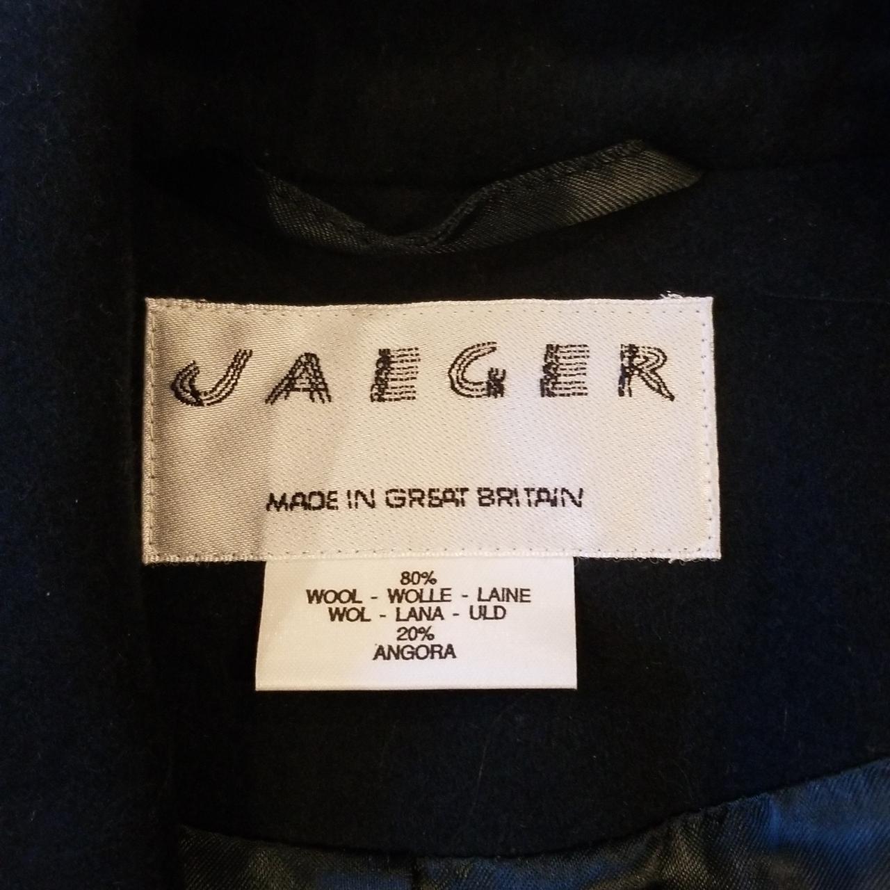 Jaeger wool blend dark green coat. Size US 10 #wool... - Depop