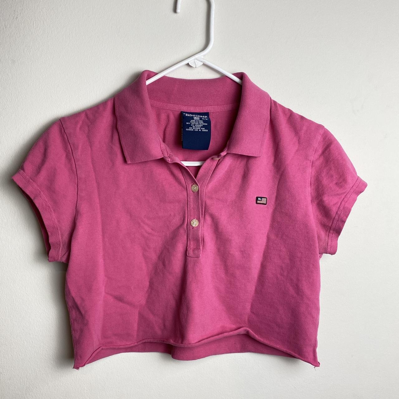 Polo Ralph Lauren Womens Crop Top Depop