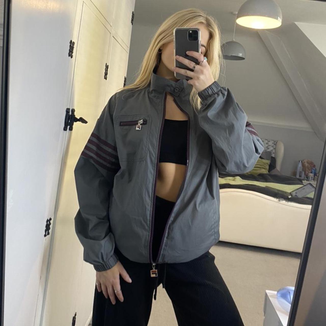 Fila Women's Grey Jacket | Depop