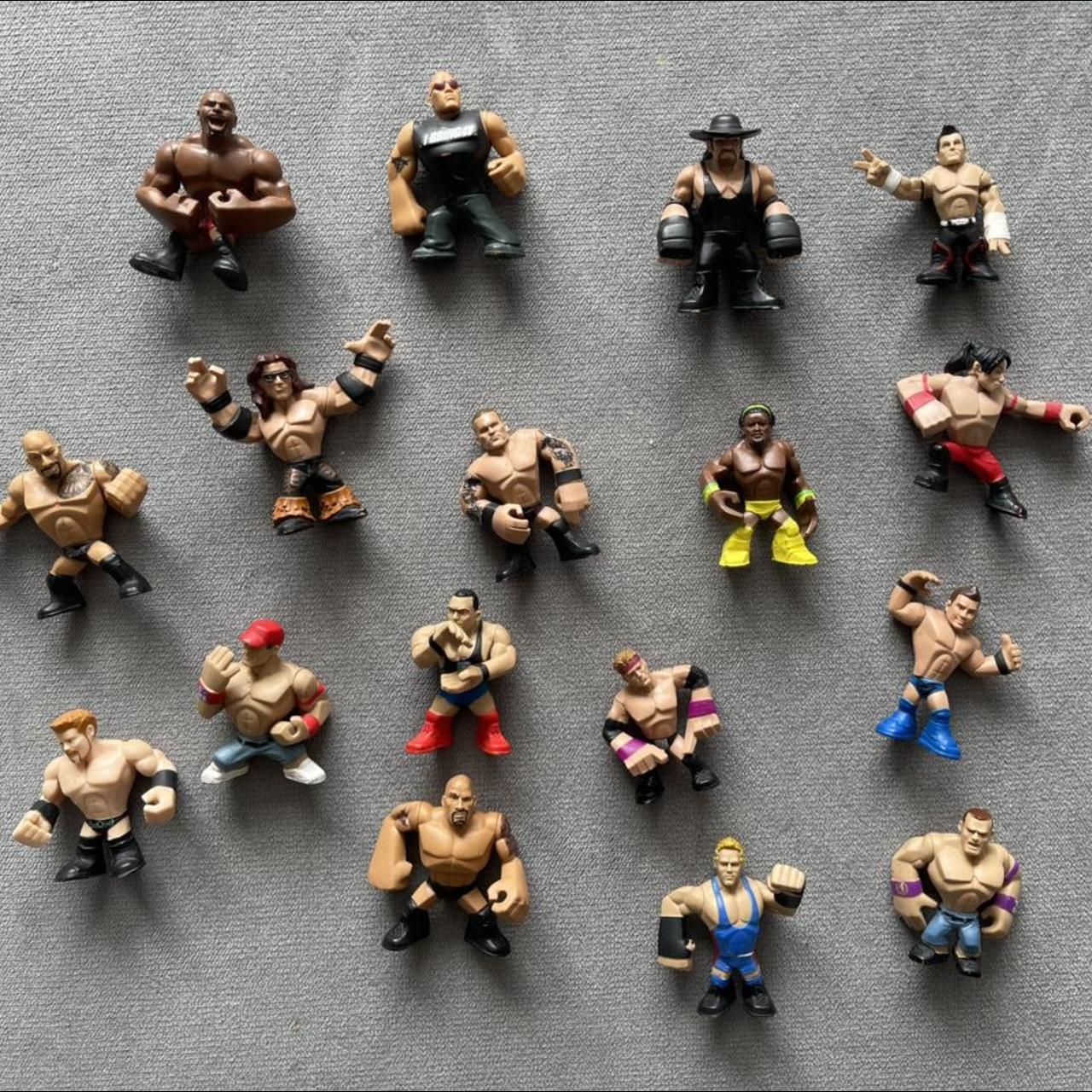VINTAGE MATTEL WWE MINI RUMBLERS FIGURES... - Depop