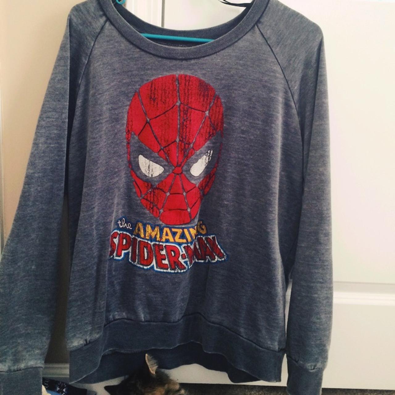 Amazing spider man sweatshirt. New. Super comfy - Depop