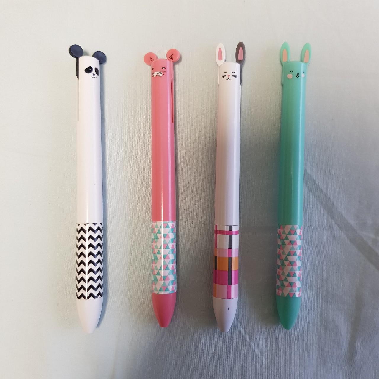 Cute animal pen bundle Four animal pens with both... - Depop