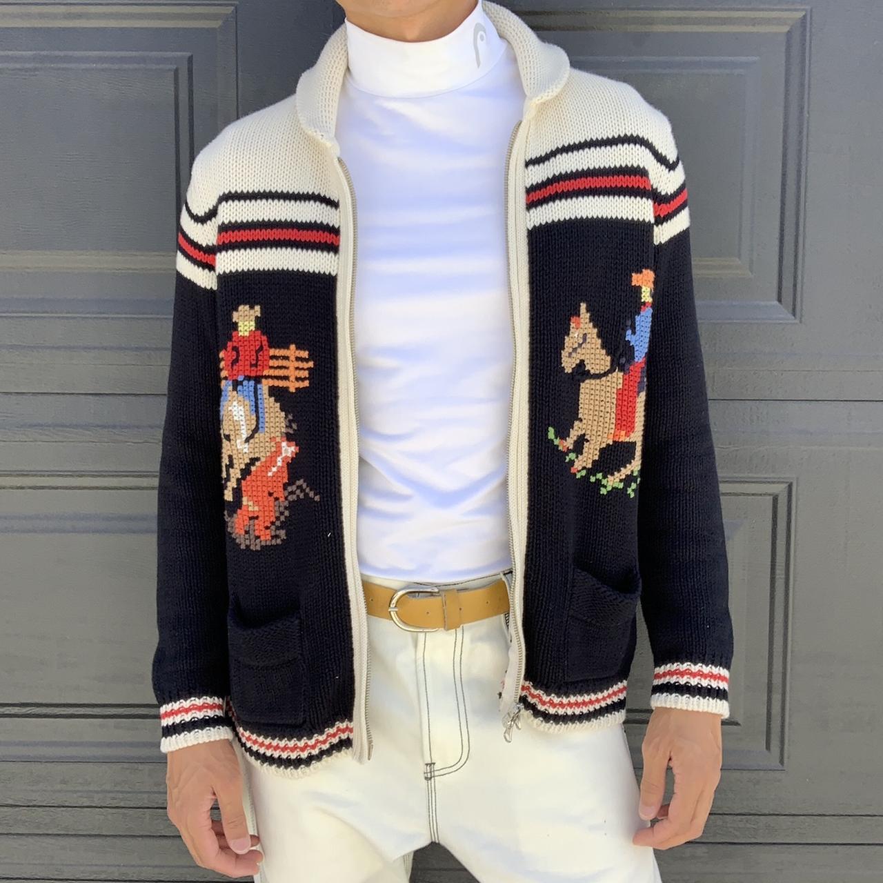 Relais Knitware brand Hand knit with needlepoint... - Depop