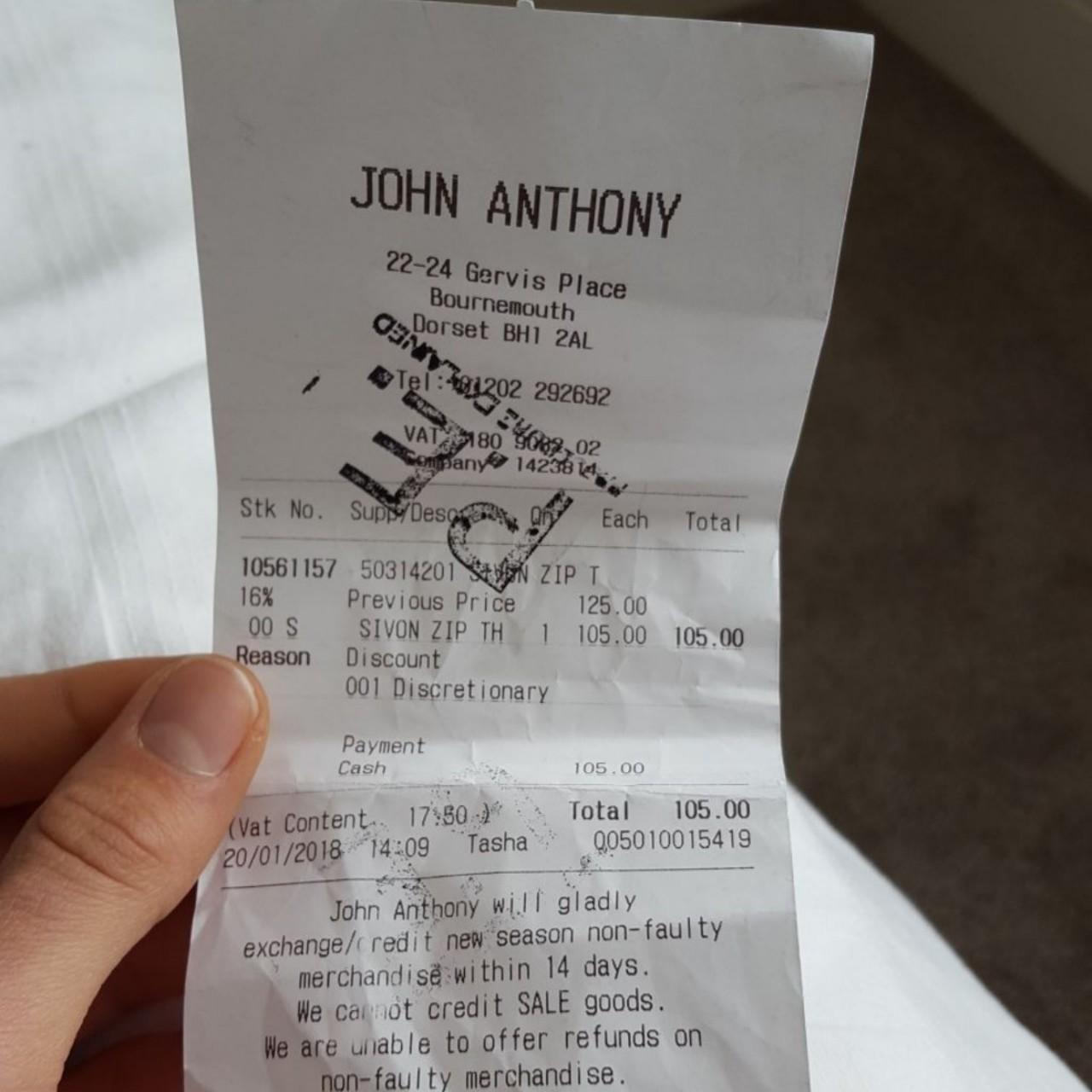 Receipt for Hugo Boss hoodie @akha - Depop