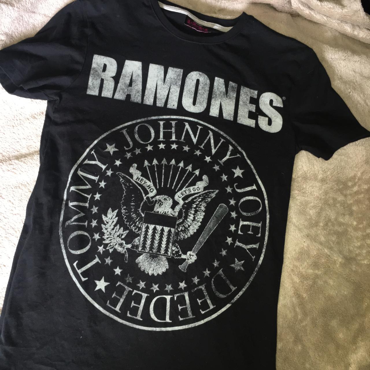 . Ramones women’s band shirt Worn once Size... | Depop
