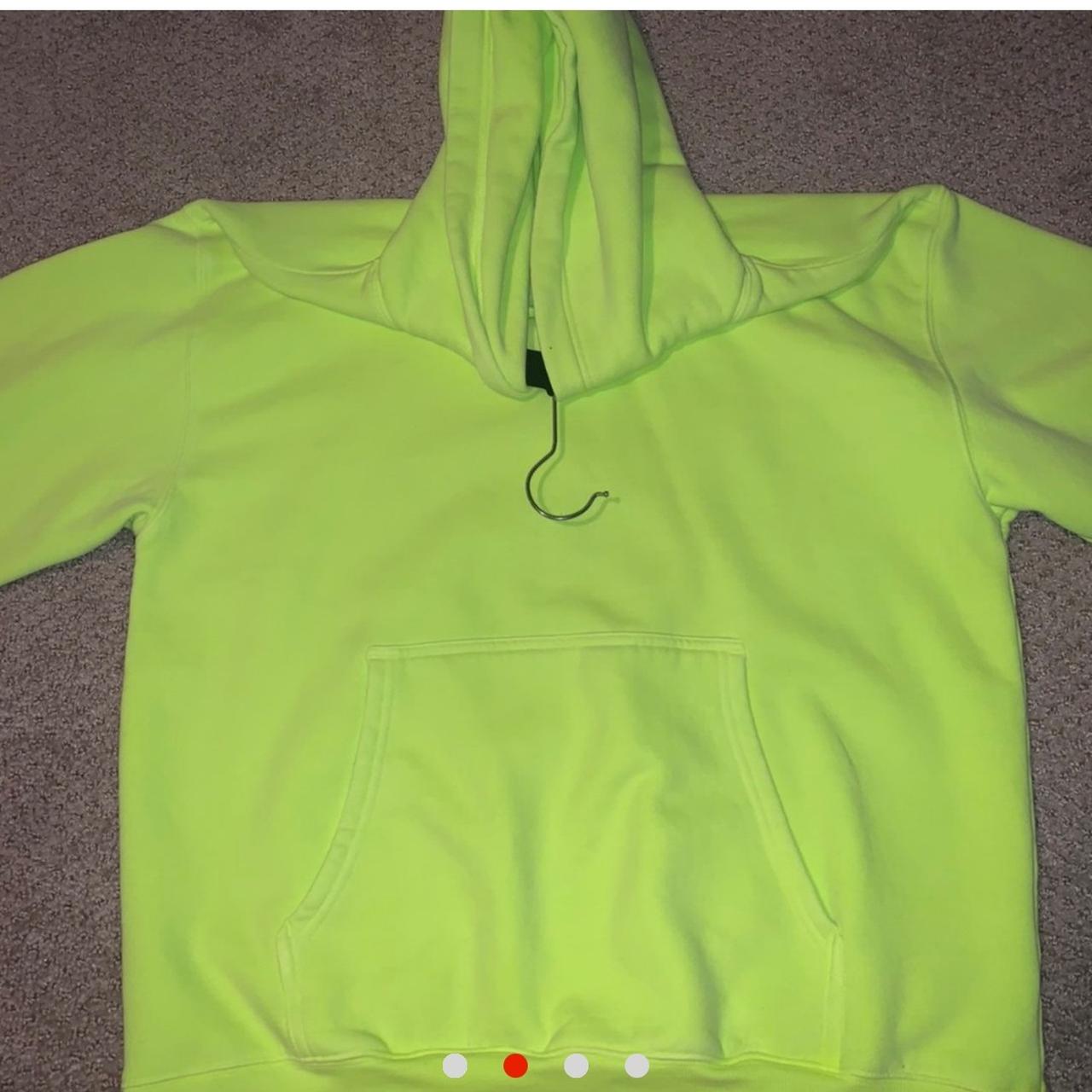TNA Neon Yellow Perfect Hoodie. Worn once by... - Depop