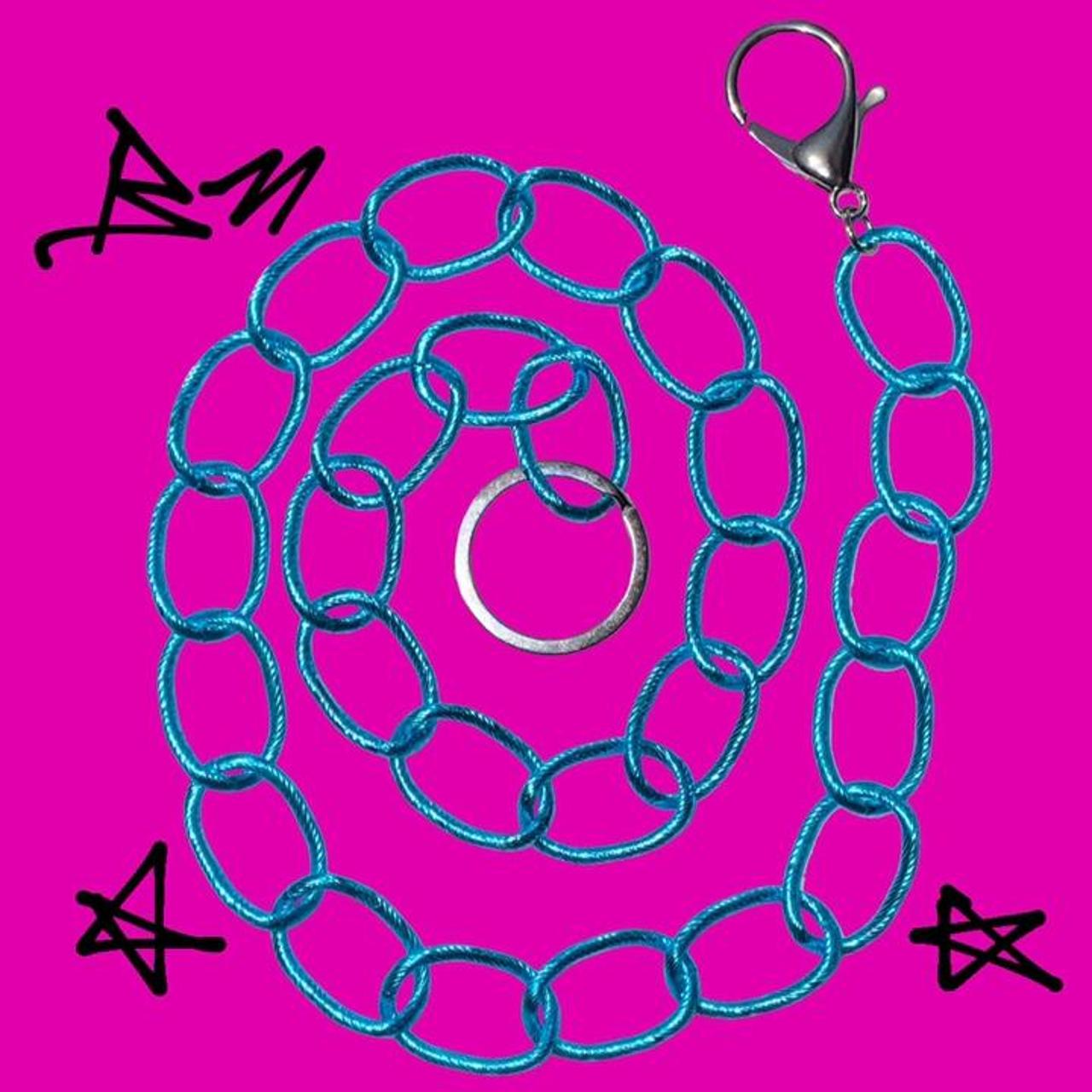 💎BLUE CHAIN 4 UR NECKS AND HIPS💎 Handmade accessory... - Depop