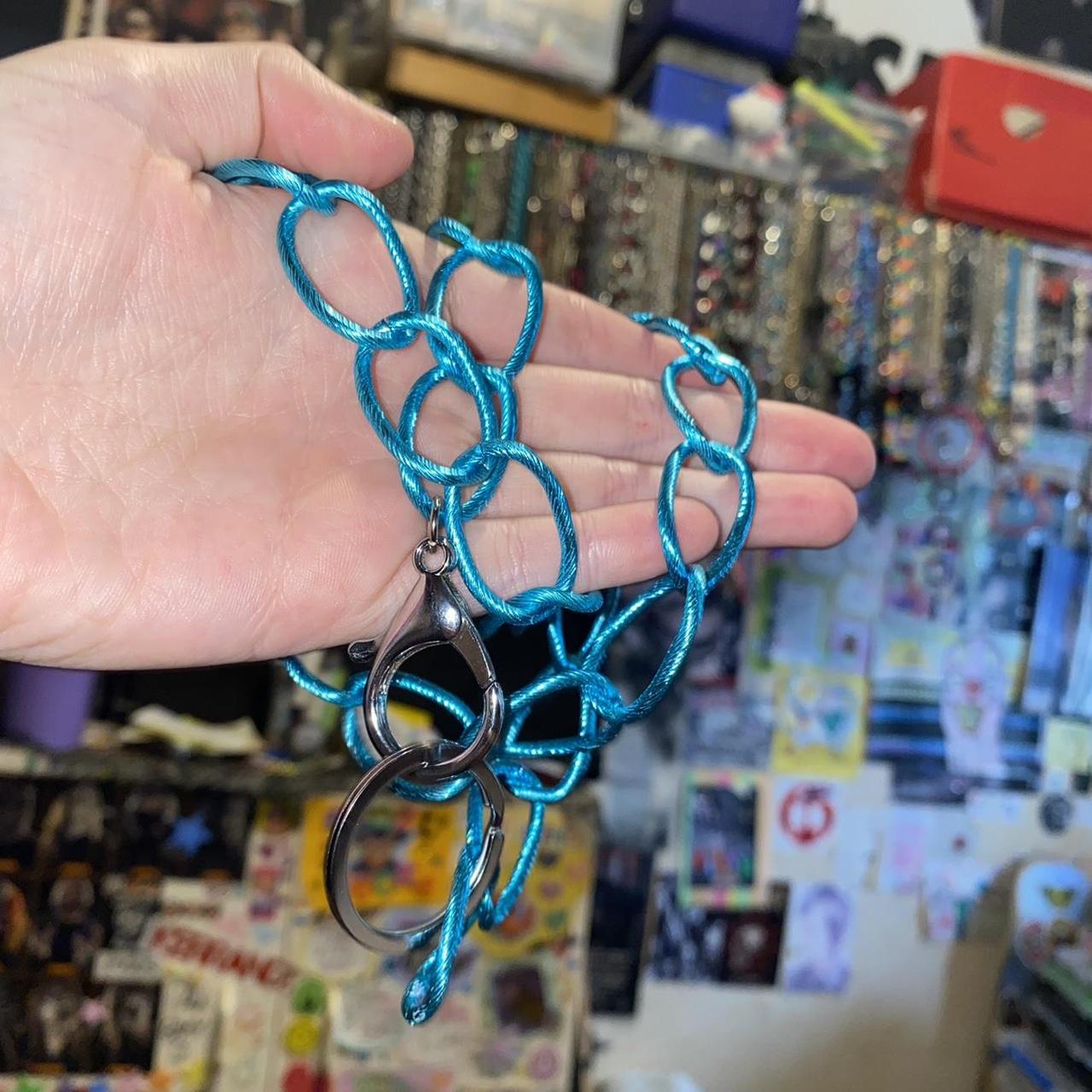 💎BLUE CHAIN 4 UR NECKS AND HIPS💎 Handmade accessory... - Depop