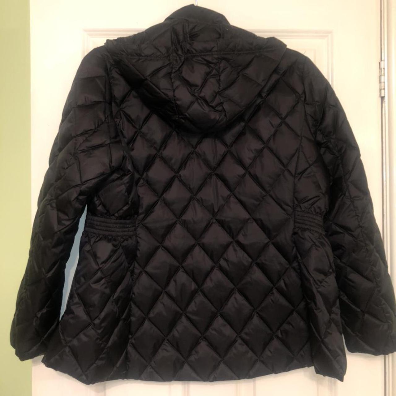 Feather & Down Quilted Puffer Jacket in colour... - Depop