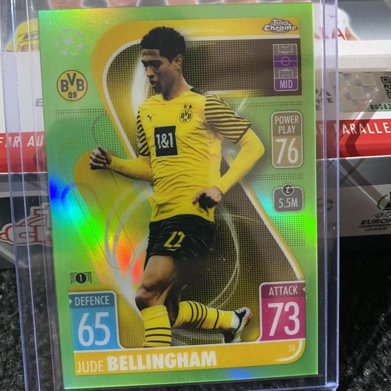 Jude Bellingham Green Parallel /99 2021-22 Topps... - Depop