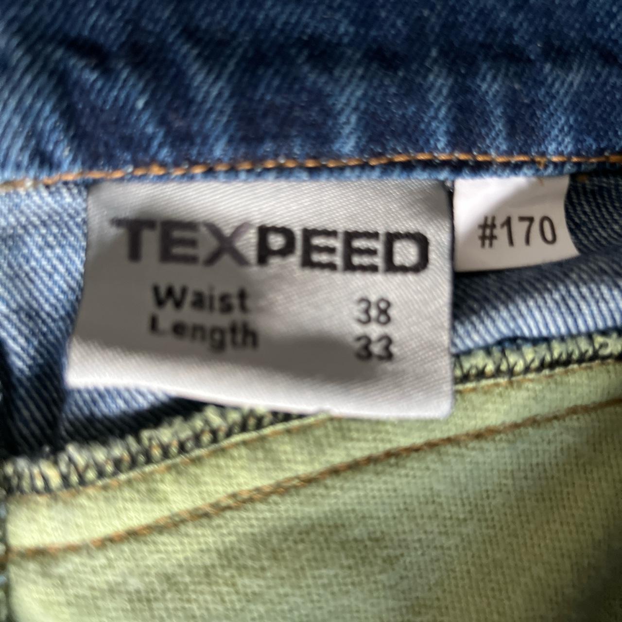 Padded Biker Denim Jeans (Vintage) Vintage Pair,... - Depop