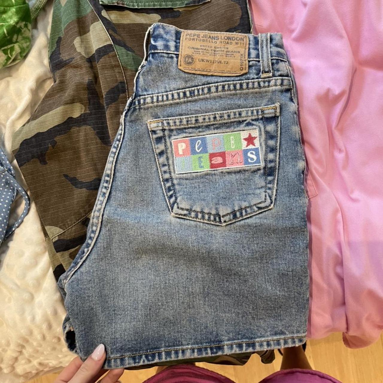 Vintage medium wash Pepe jean shorts Brand Pepe... | Depop