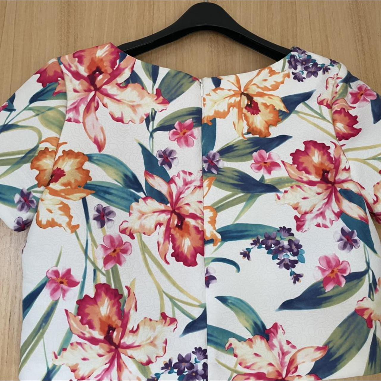 Miss Selfridge Floral Cropped Top Missselfridge Depop