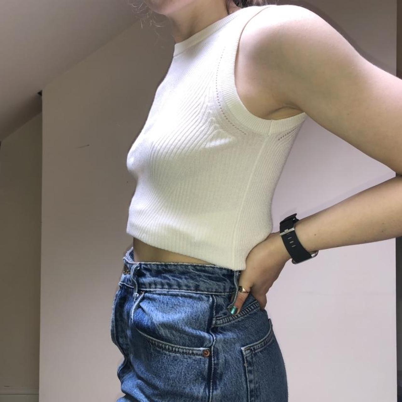 M&S vest top, last pic for length reference Never... - Depop