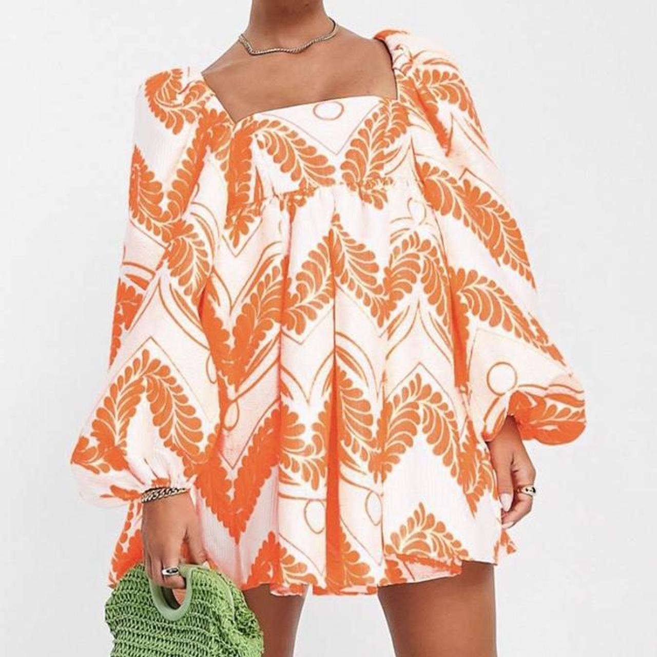 ASOS Edition dress - the most amazing vibrant orange... - Depop