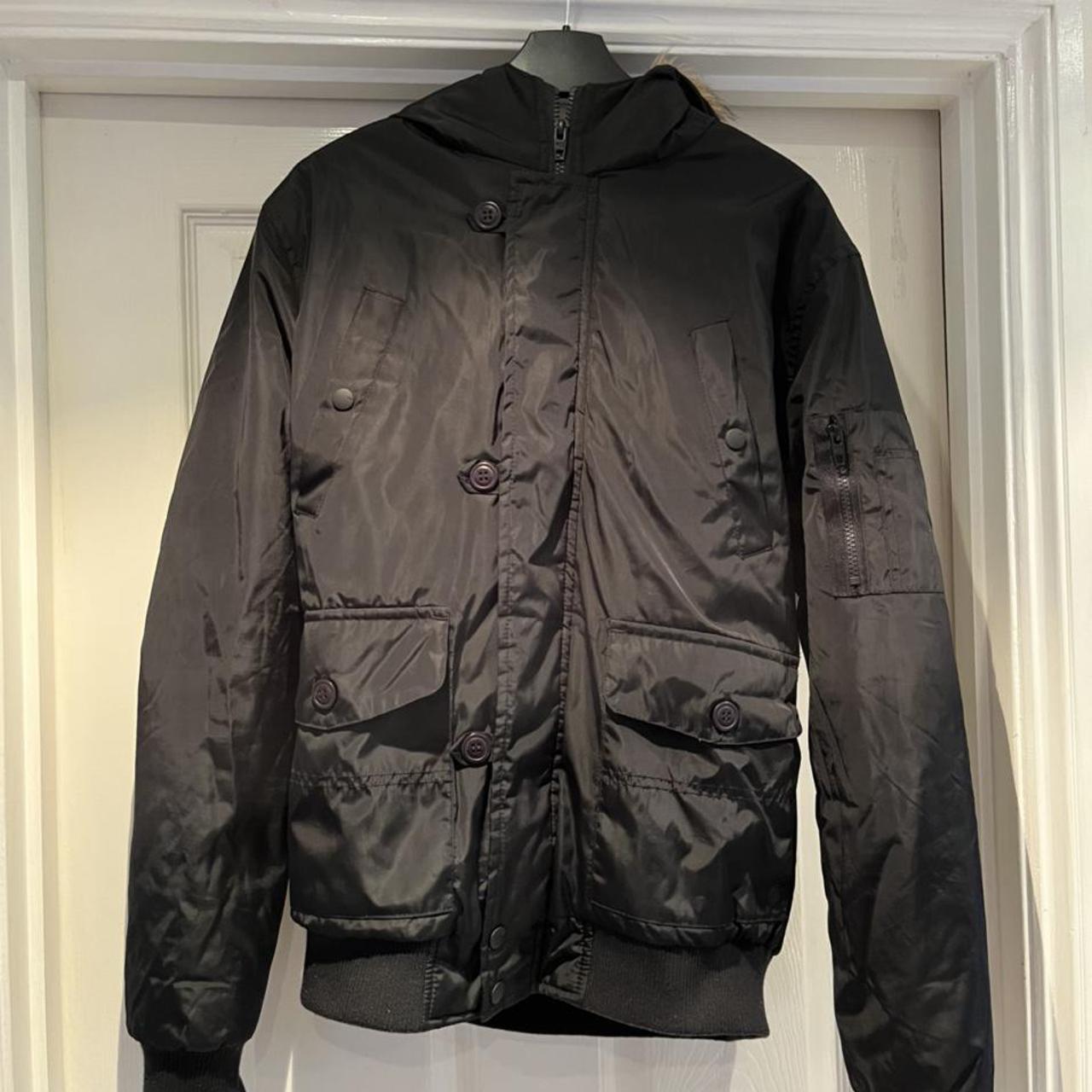French Connection Men's Black Jacket | Depop