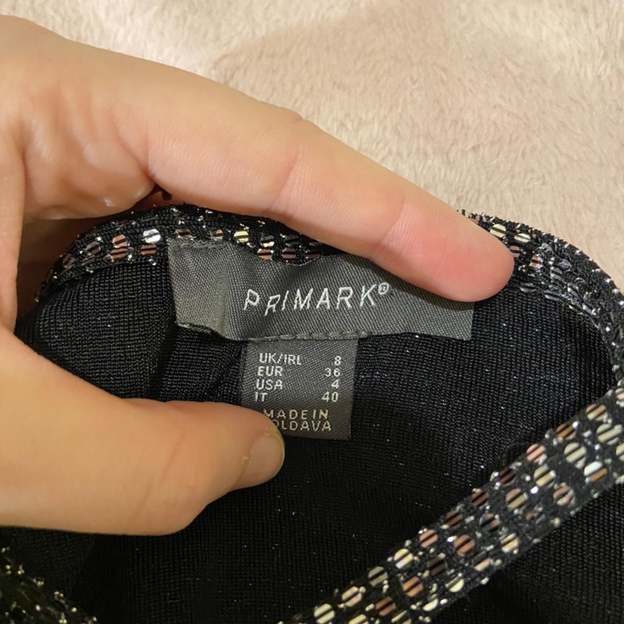 Primark sparkly cowl neck dress. UK size 8. Worn... - Depop