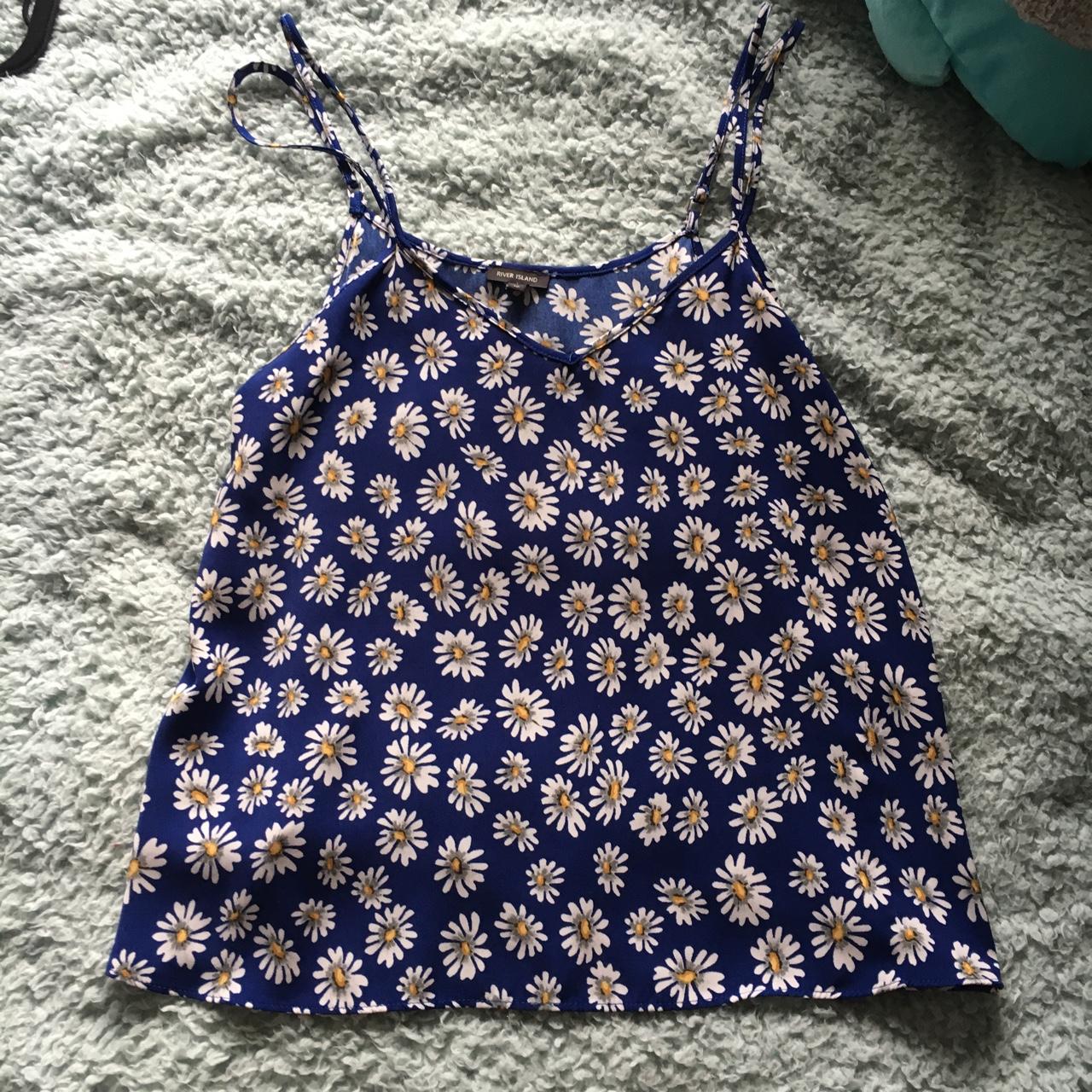 River island daisy cami top. Size 12. Perfect... - Depop