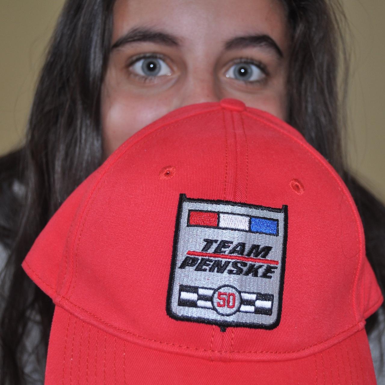 This gorgeous red Team Penske hat is perfect for... - Depop