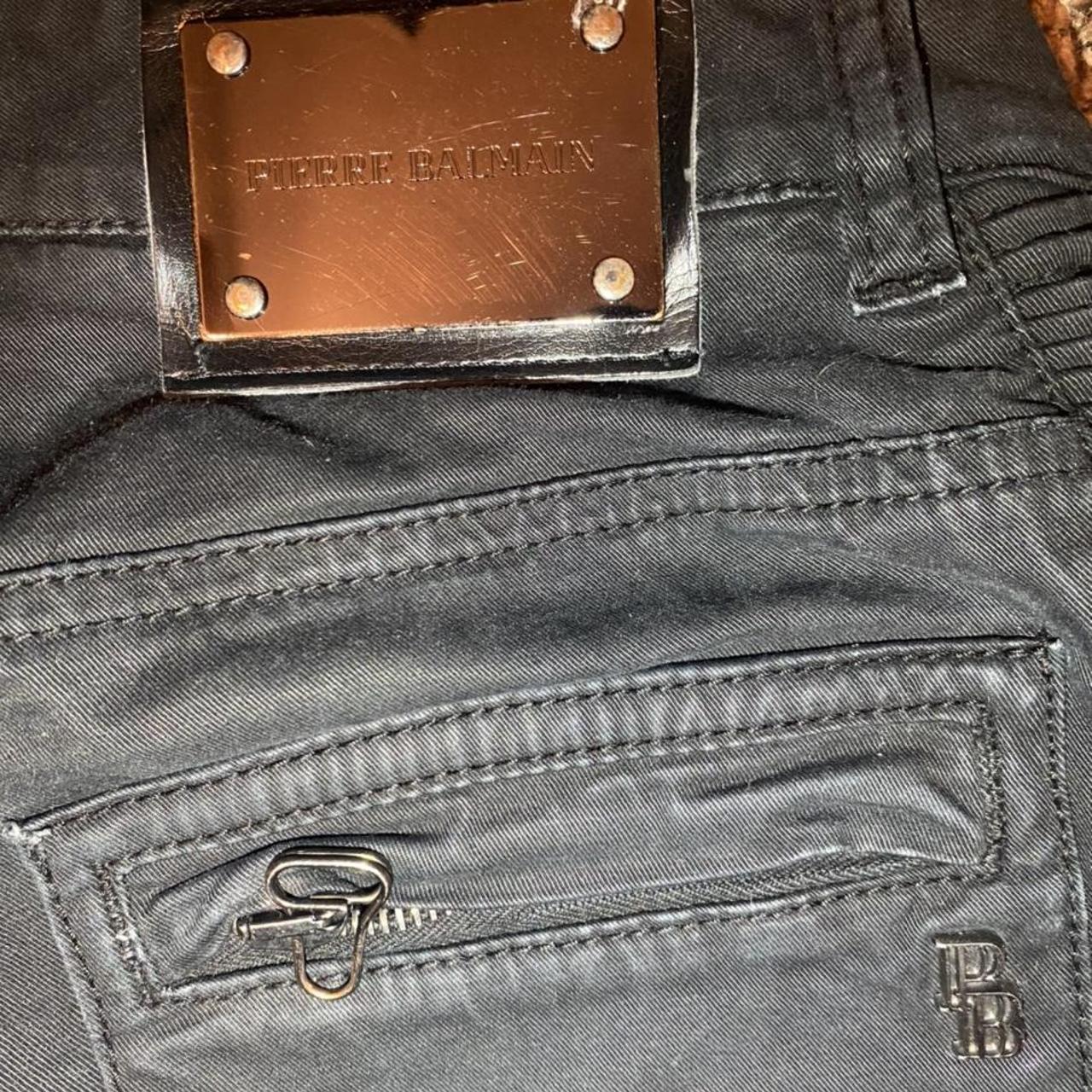 Pierre Balmain Biker Jeans - size 30 “ w / 40”... - Depop