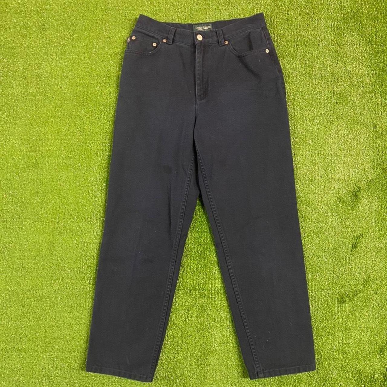 Y2K navy blue relax fit jeans / pants by Ralph... - Depop