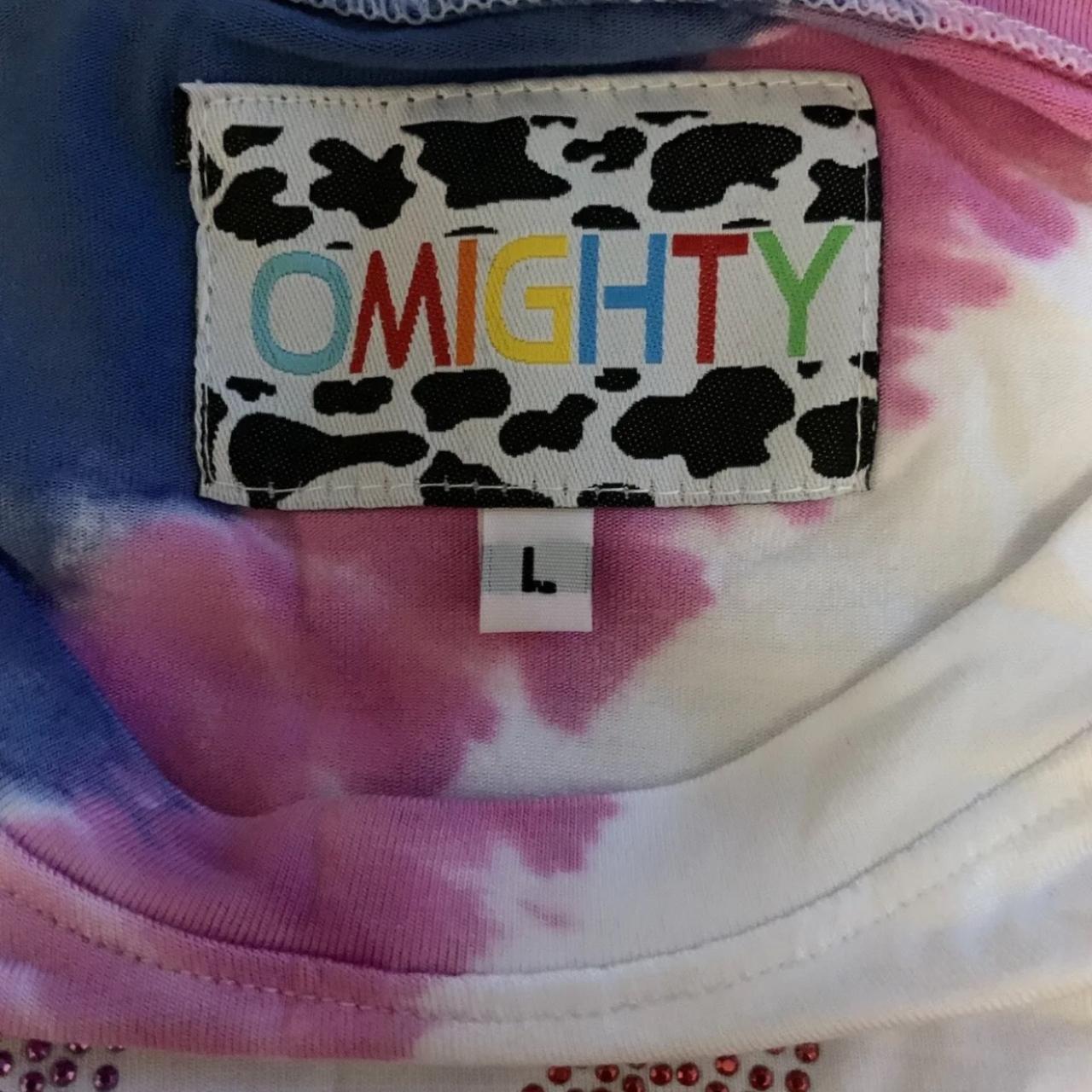 omighty "ECSTASY" Tie dye crop tee - authentic -... - Depop