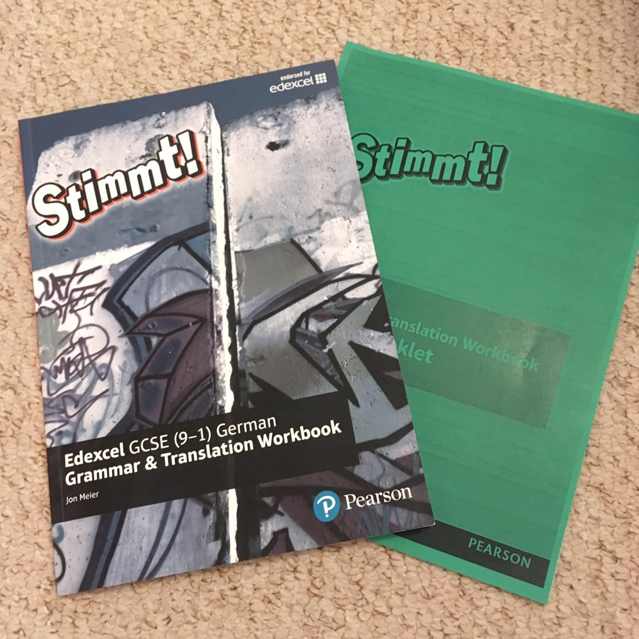 GCSE GERMAN REVISION BOOK AND ANSWERS Stimmt!... - Depop