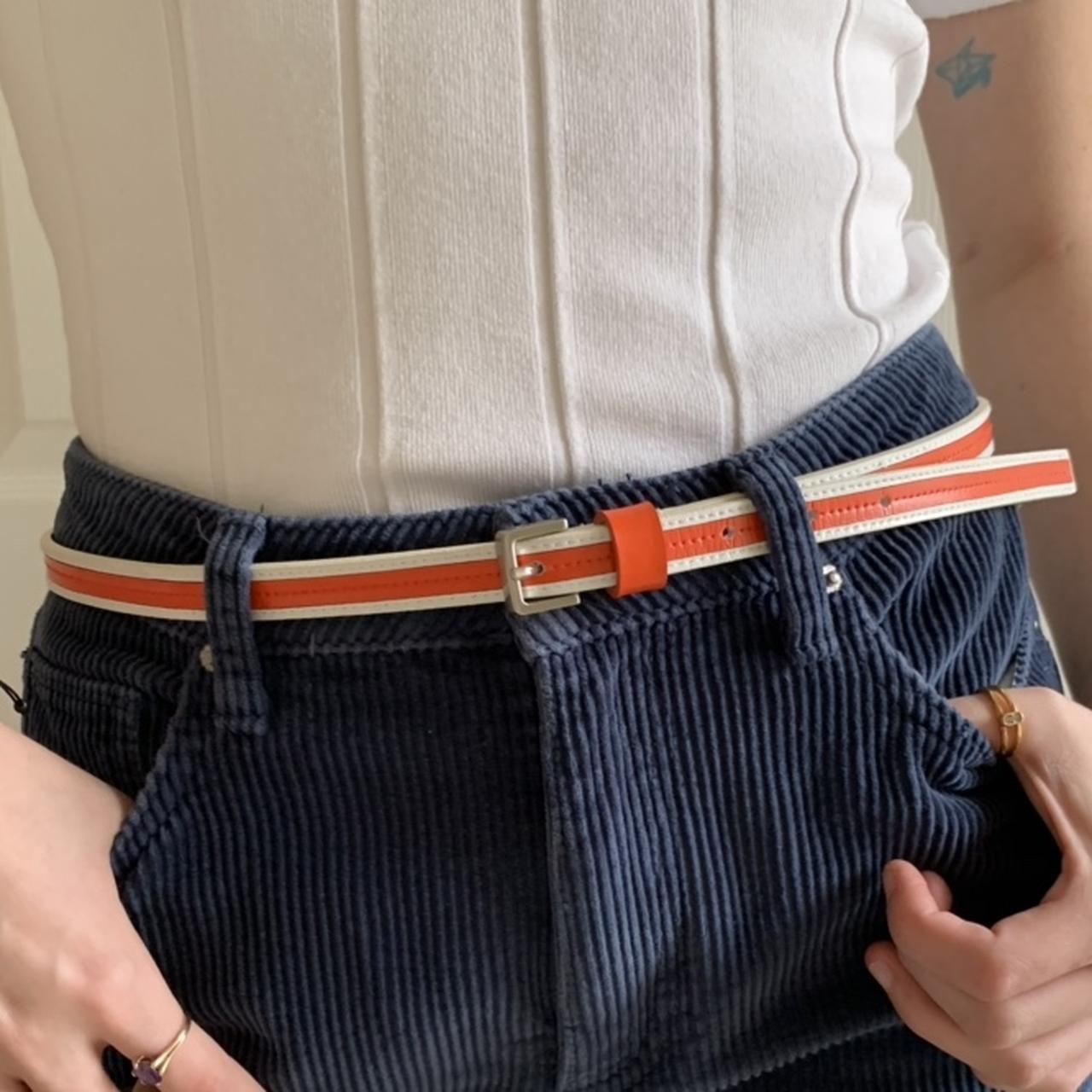 AMAZING VINTAGE ORANGE CALVIN KLEIN BELT 70’s... - Depop