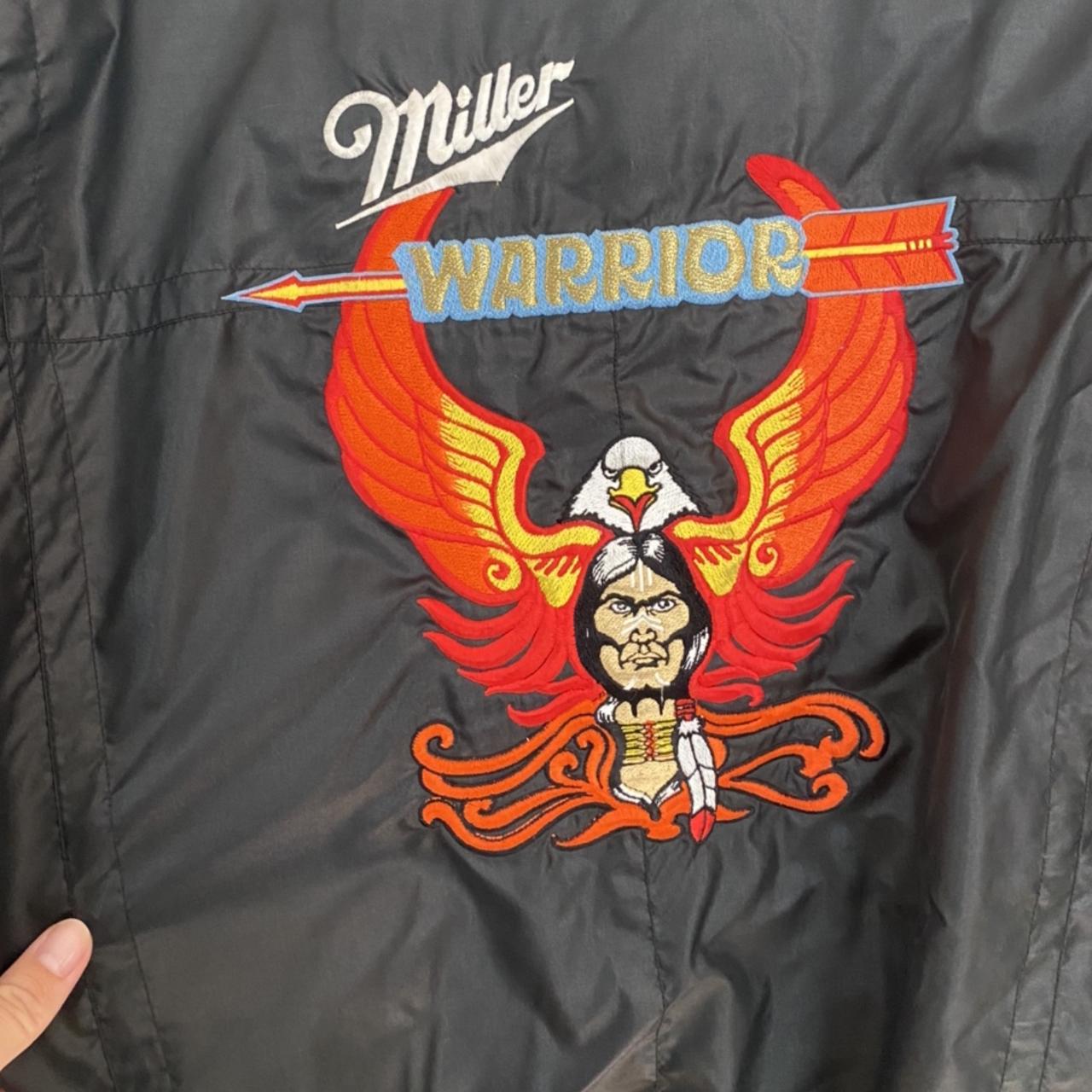 Vintage Racing Jacket- “Miller Warrior” Fits... - Depop