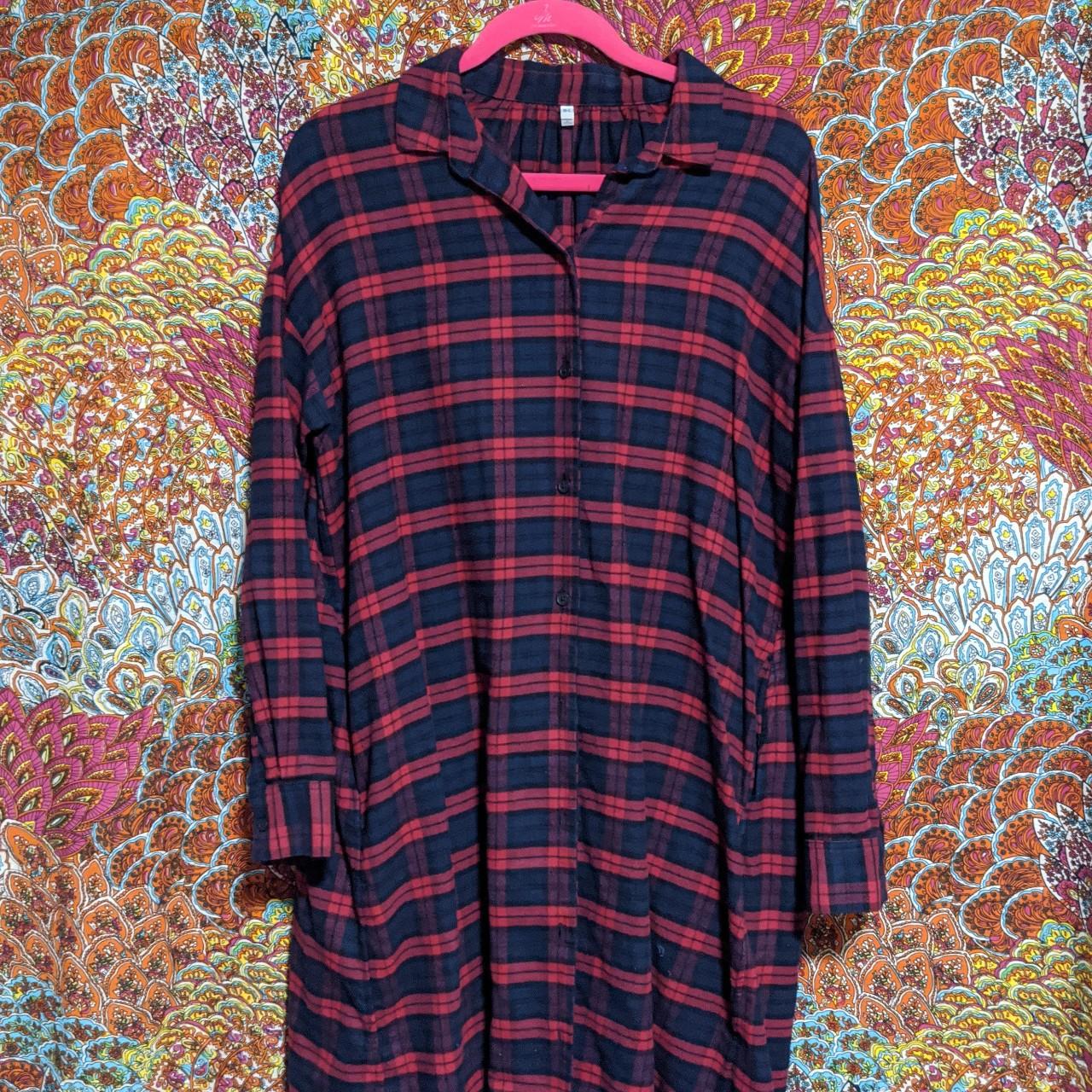 Muji Women's Red and Burgundy Cardigan | Depop