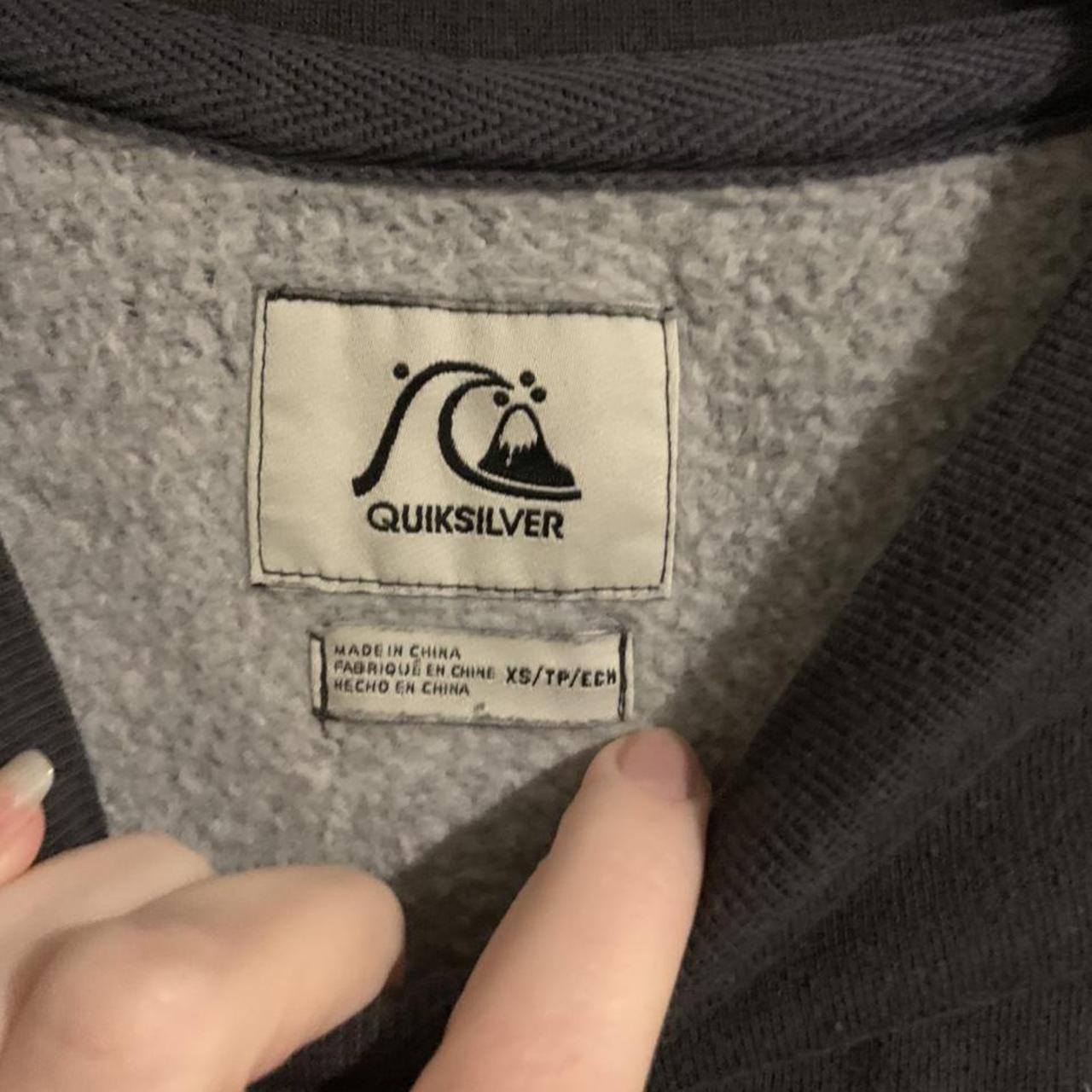 Quicksilver jumper V cosy n cool graphics Men’s... - Depop