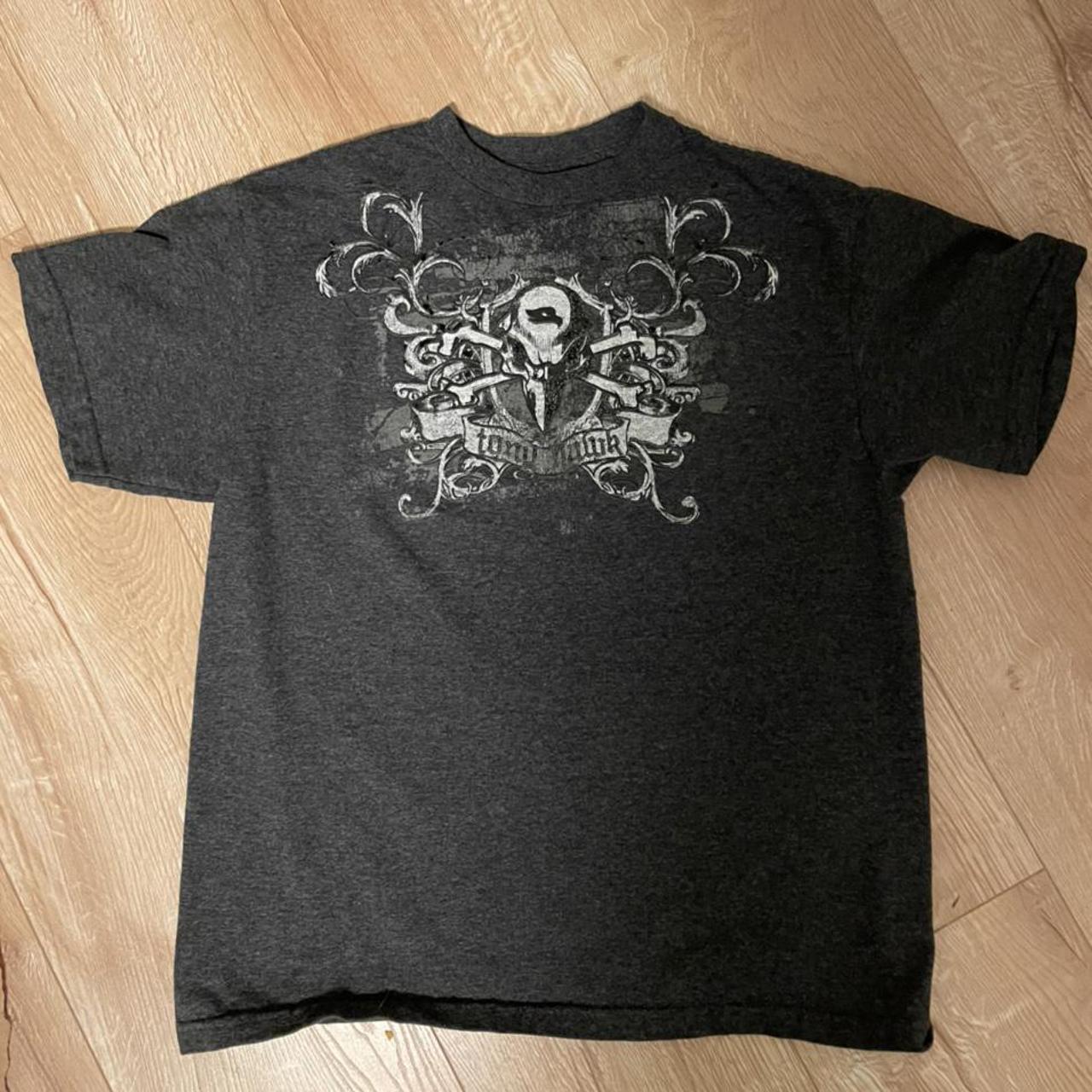 cute mall goth tee fits like a medium tags: y2k... | Depop