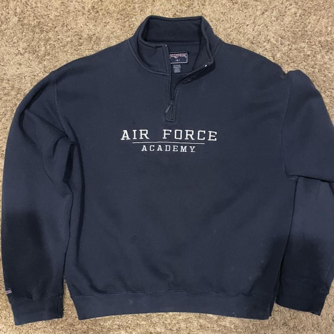 Vintage Air Force Academy Quarter Zip - Depop
