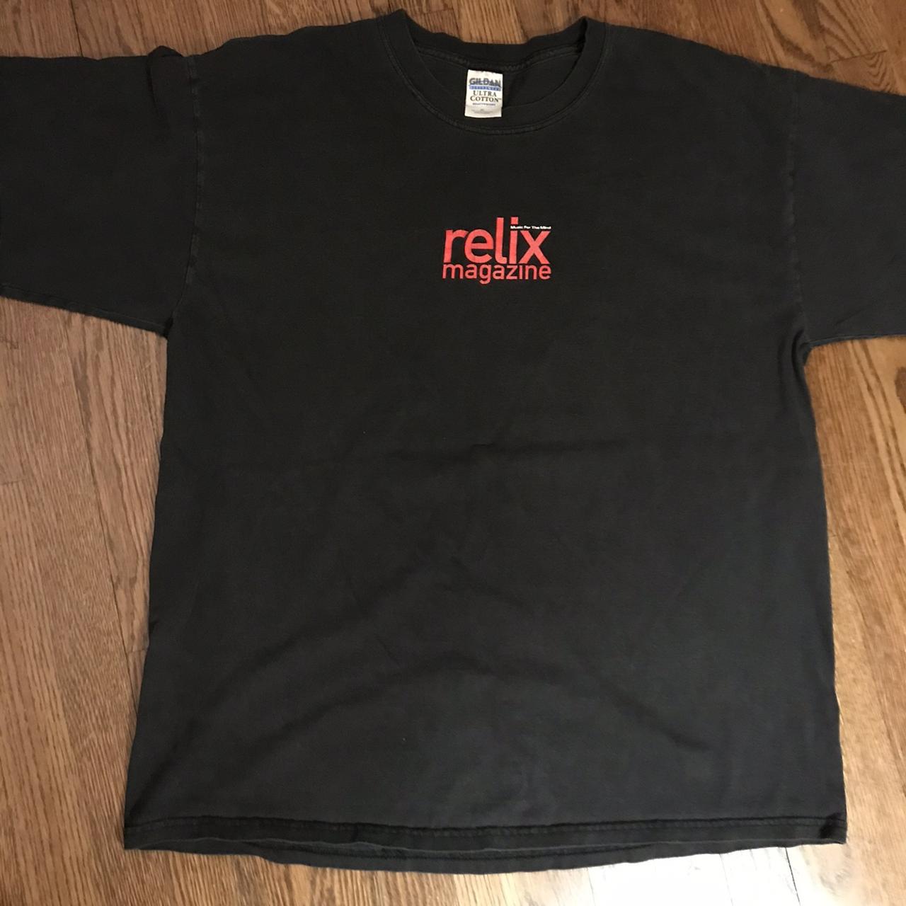 Vintage 90s Relix magazine tee... - Depop