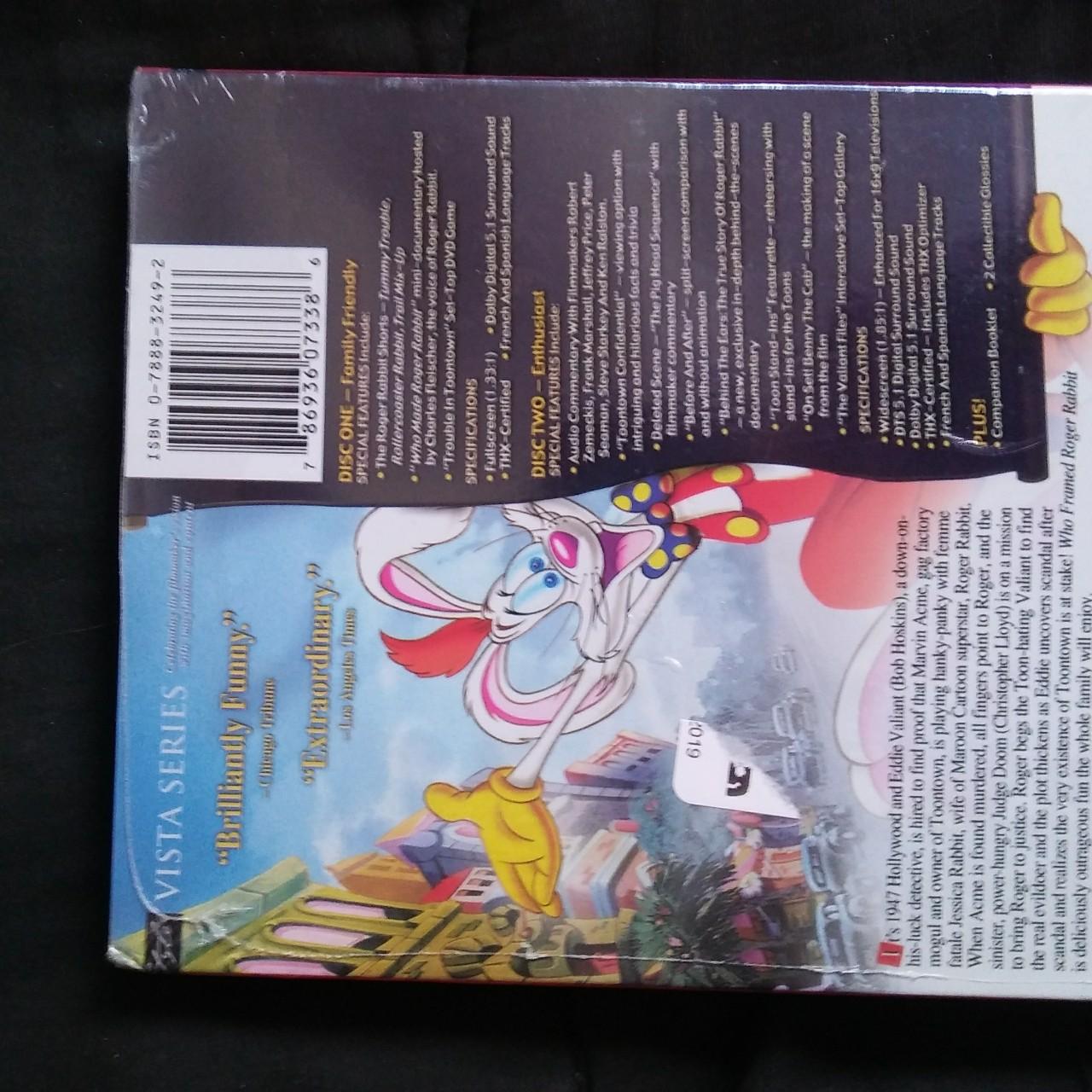 Who Framed Roger Rabbit? Vista Series DVD FACTORY... - Depop