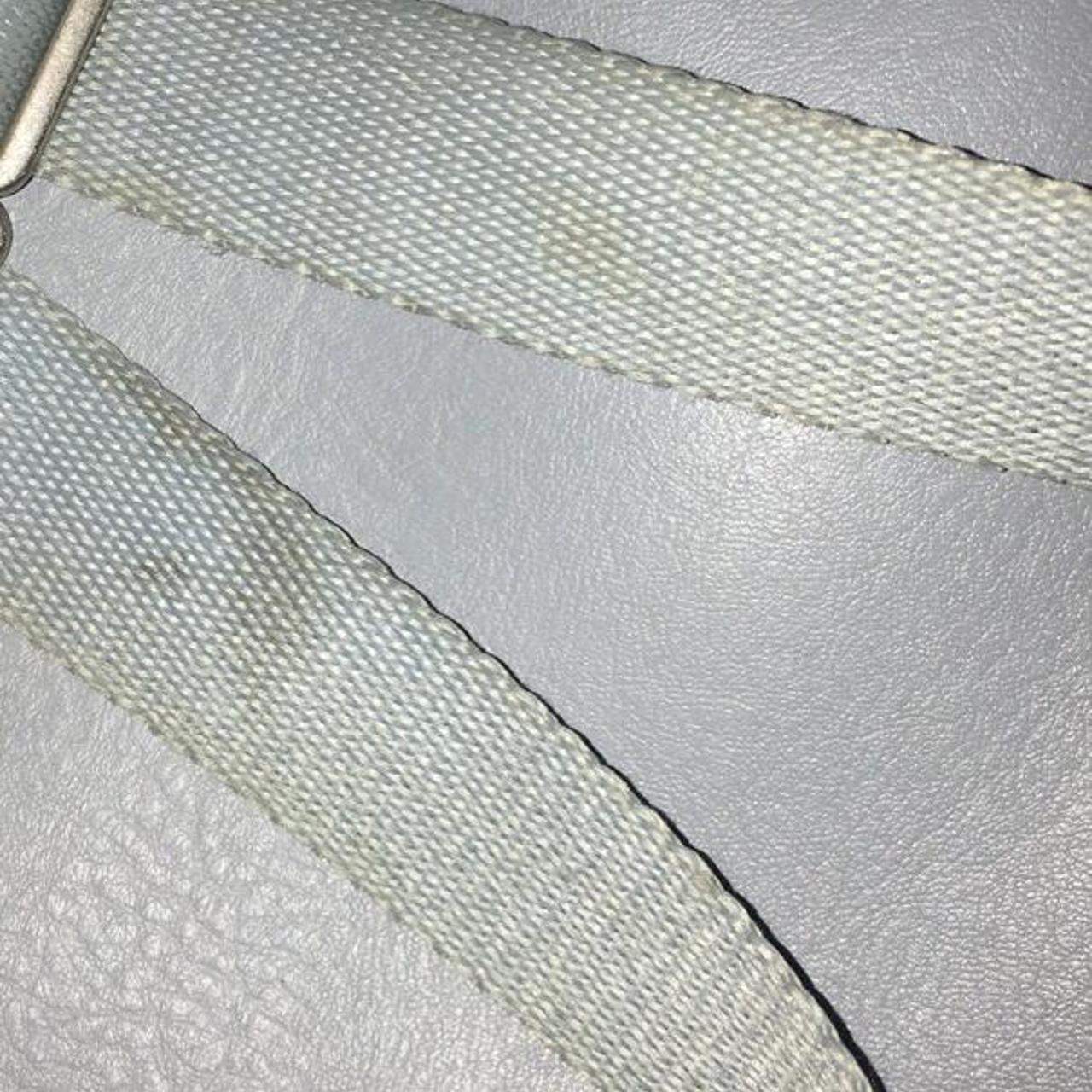 Powder blue mini backpack made from 100% vegan... - Depop