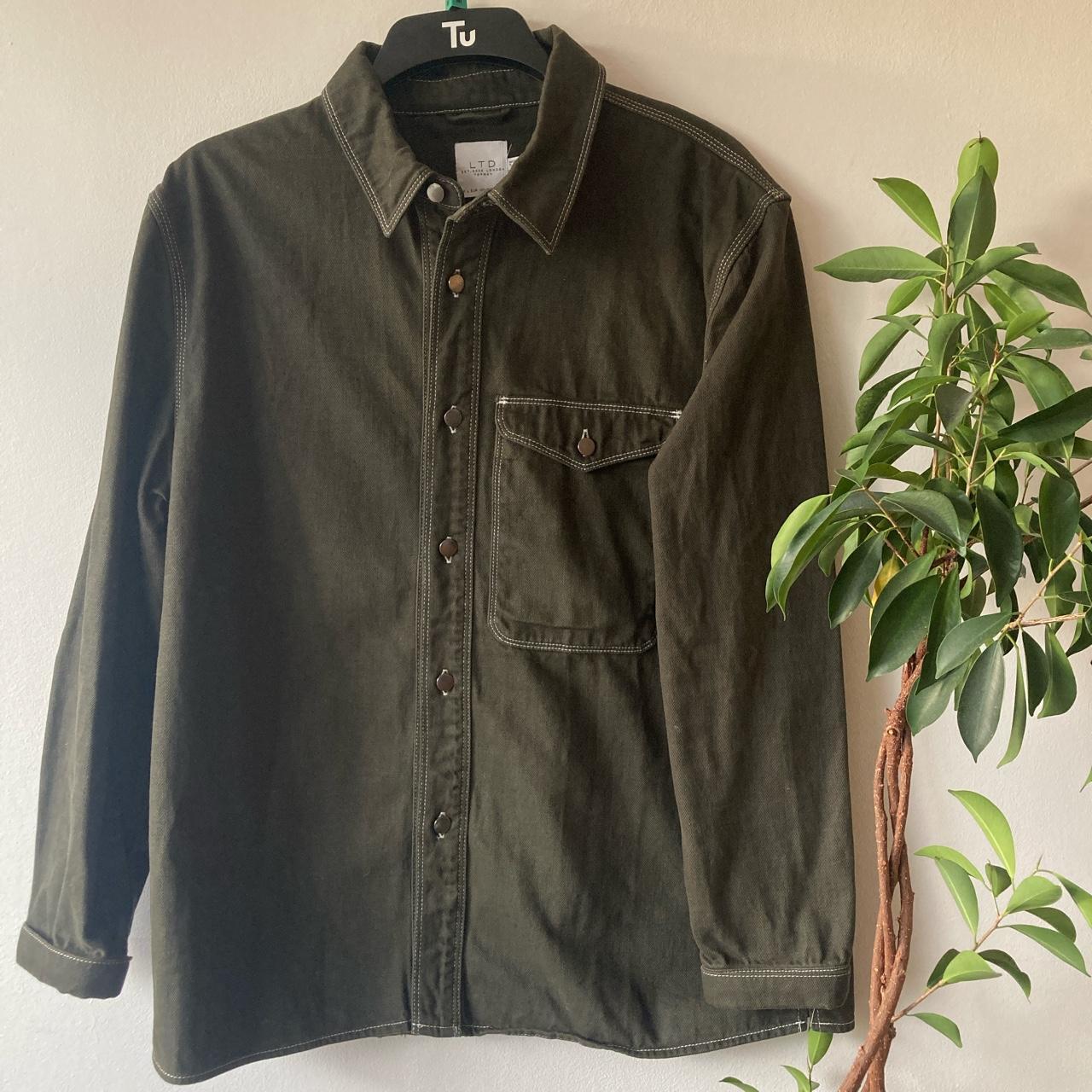 LTD Dark green Overshirt. Dead nice, too big for me.... - Depop